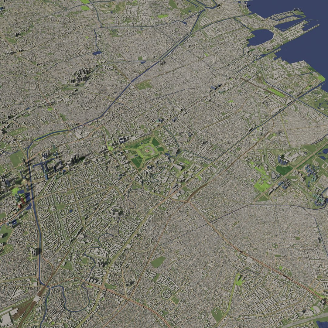 3D Jakarta Indonesia - City And Urban Model - TurboSquid 2366760