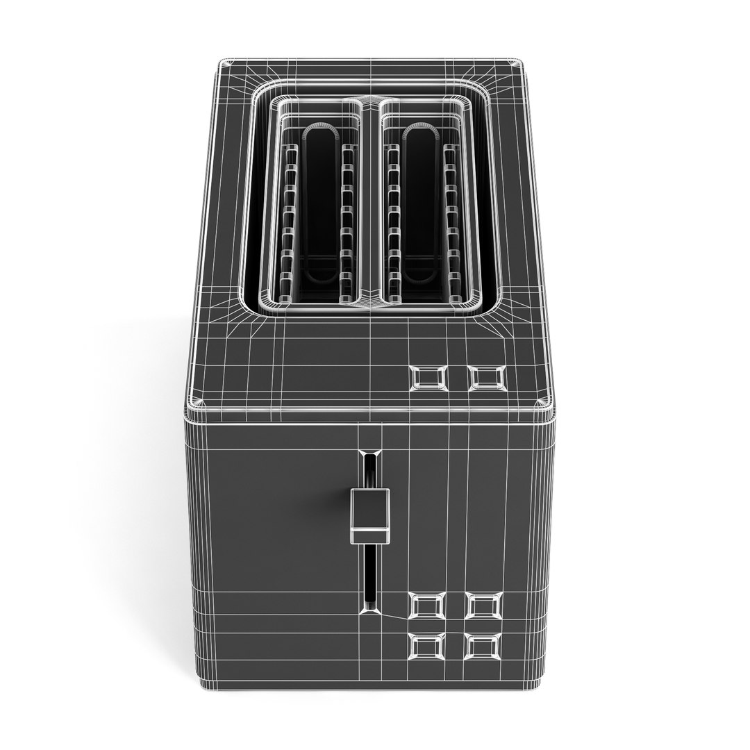 Black toaster 3D model - TurboSquid 1530589