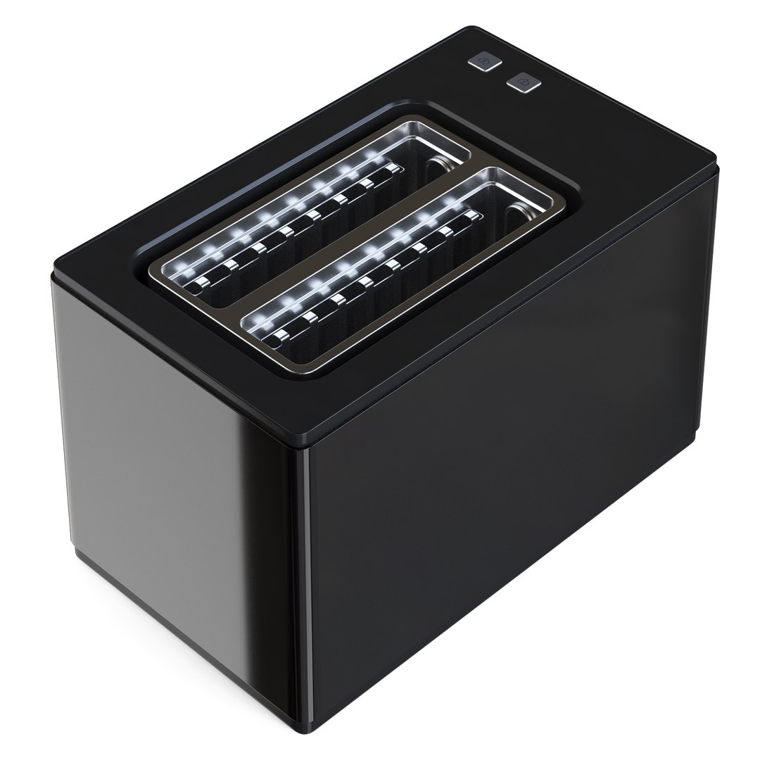 Black toaster 3D model - TurboSquid 1530589