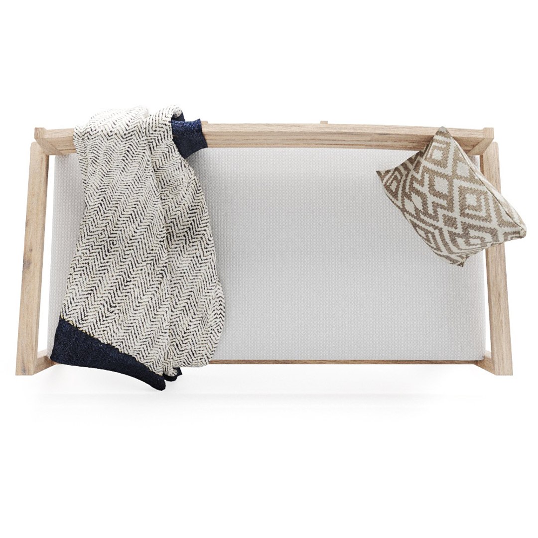 Clodie bench seat 3D model - TurboSquid 1584734