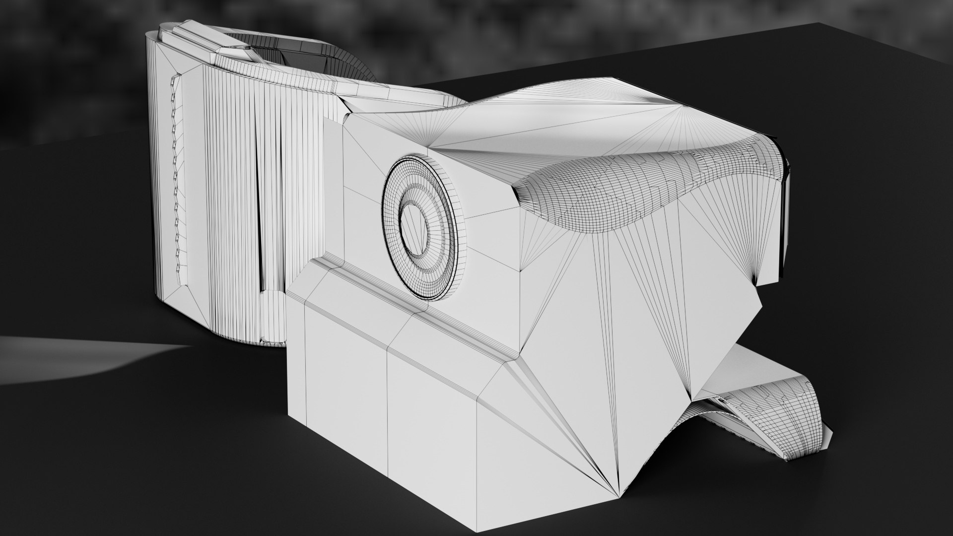 3D Model Sci Fi Concept Of Control Panel - Abstract Futuristic Shapes ...