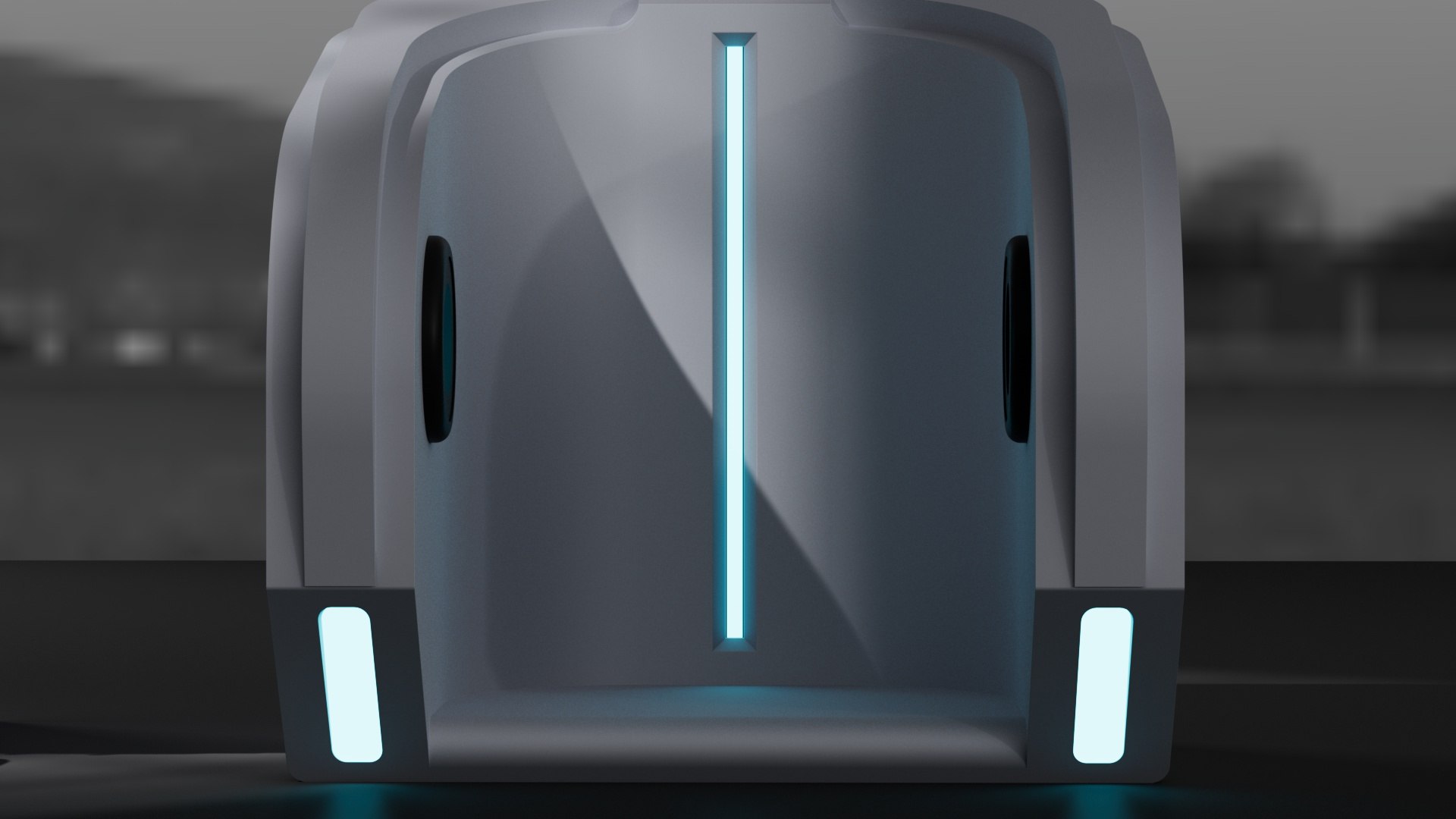 3D Model Sci Fi Concept Of Control Panel - Abstract Futuristic Shapes ...