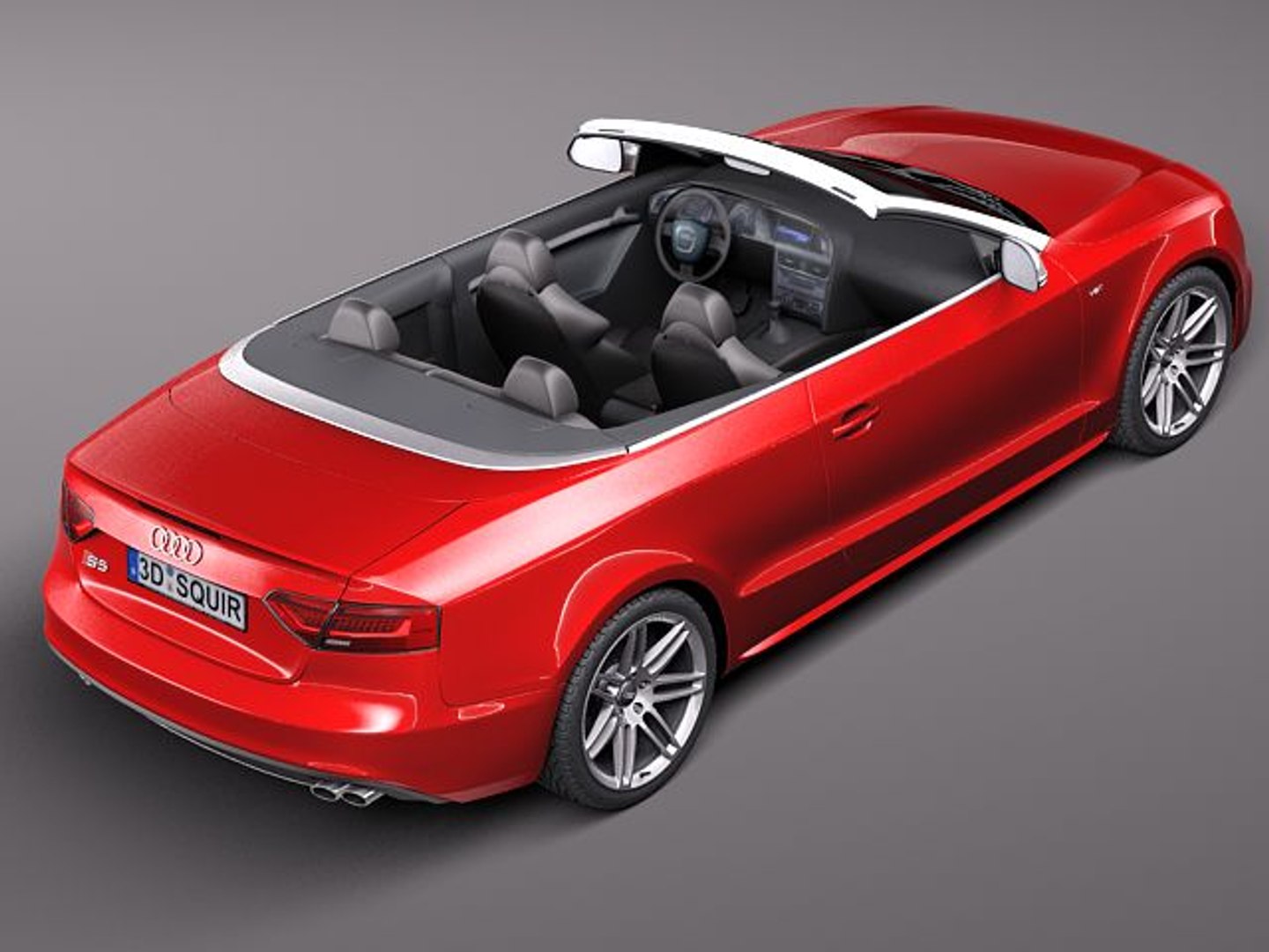 3d Model Audi S5 Convertible Sport