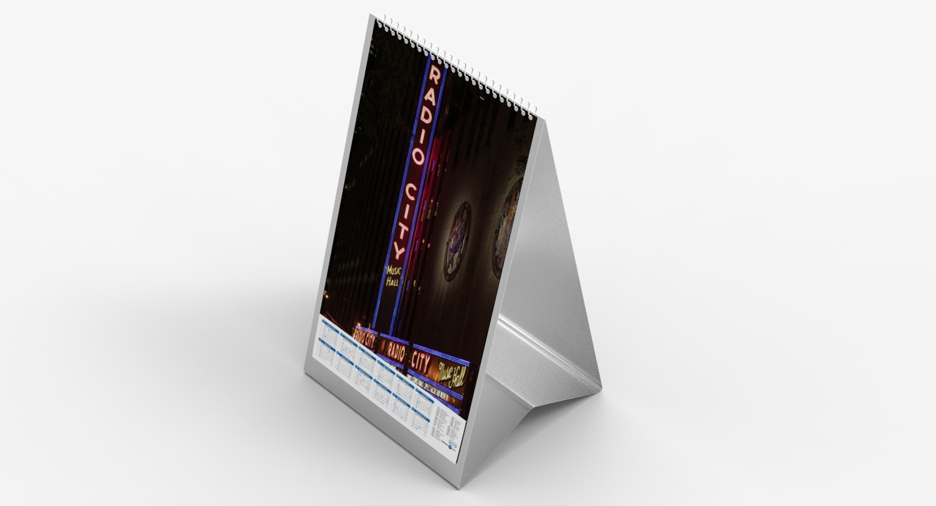 Desk Calendar 3D Model - TurboSquid 1303924