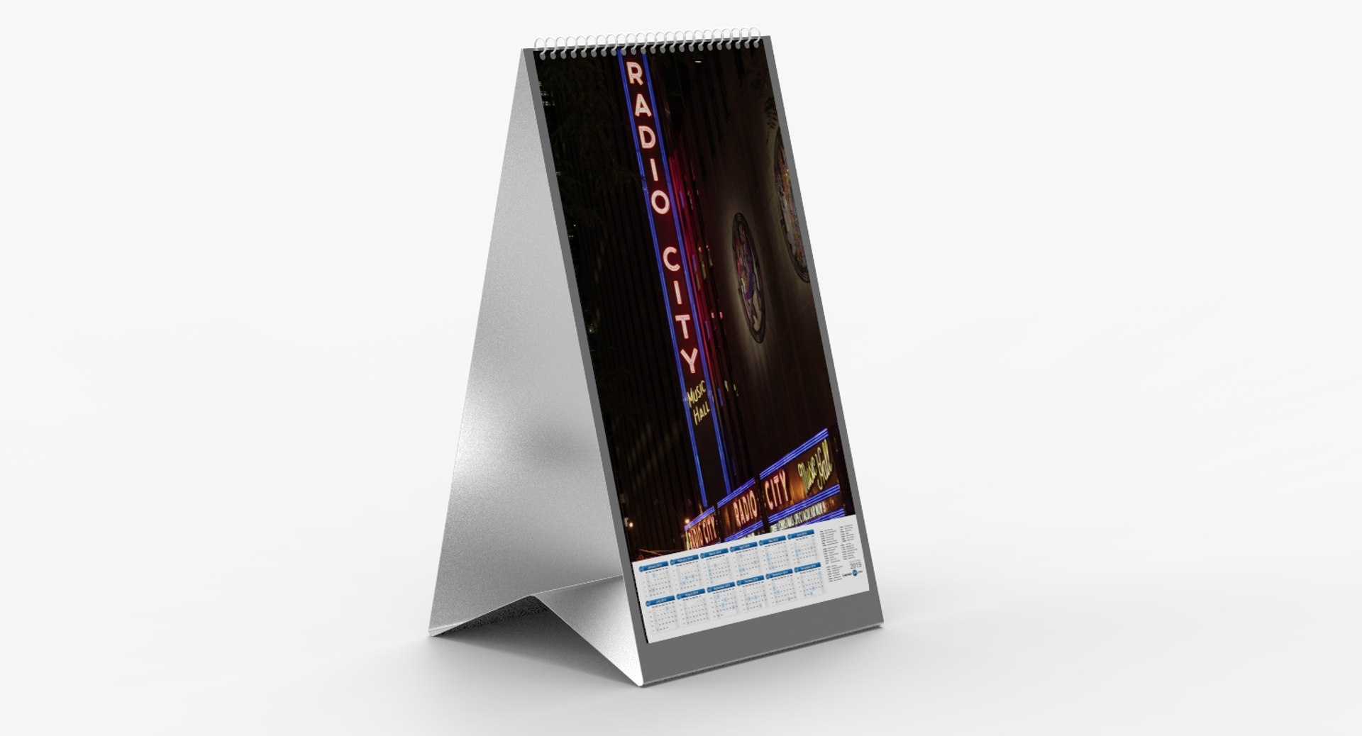 Desk Calendar 3D Model - TurboSquid 1303924