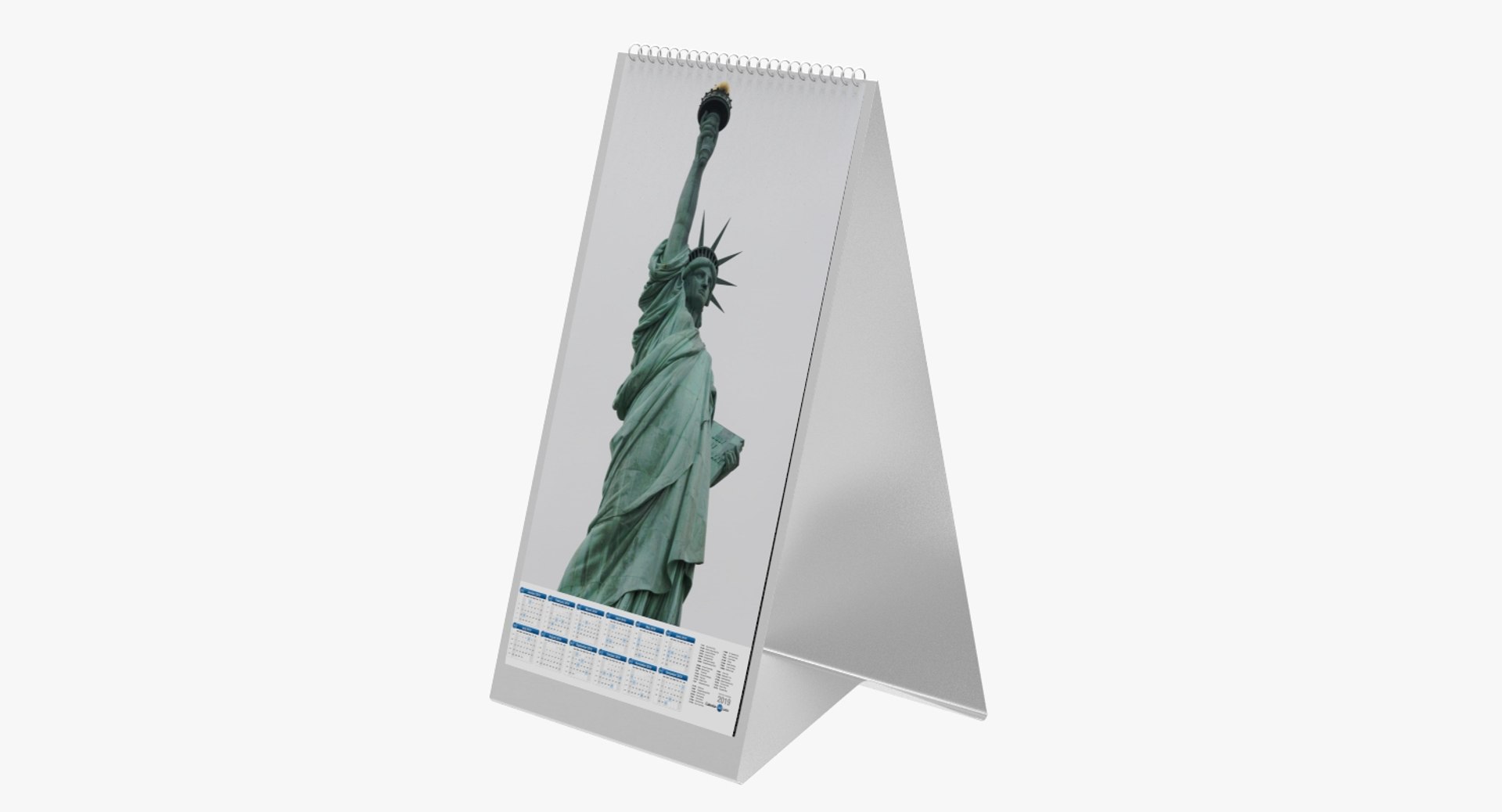 Desk Calendar 3D Model - TurboSquid 1303924