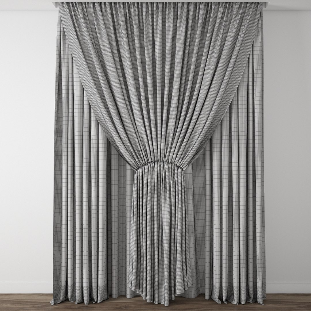 Curtain Model - TurboSquid 1618004