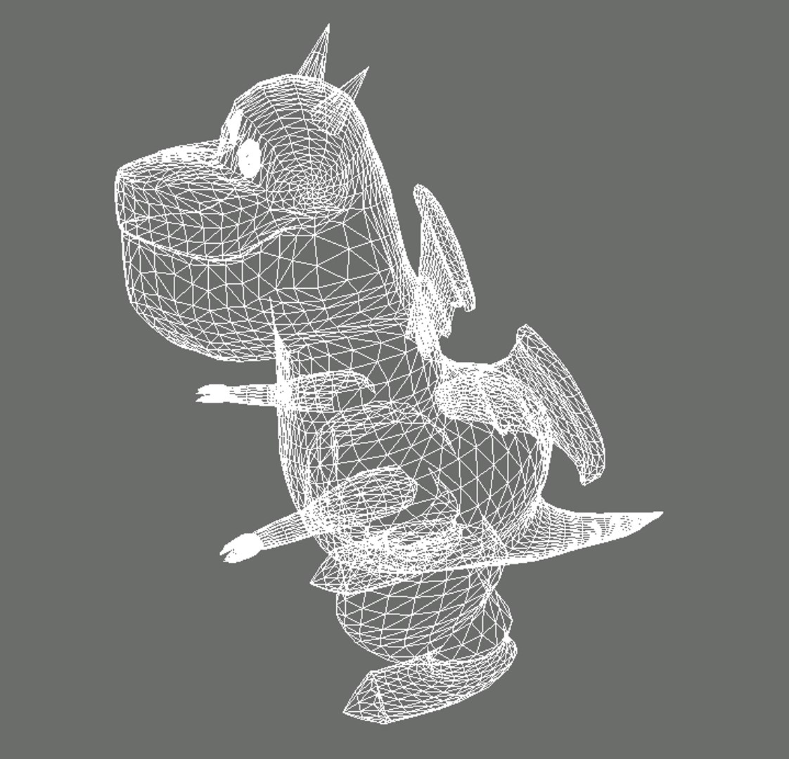 3d Mini Dragon Model