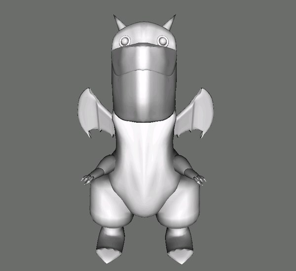 3d mini dragon model