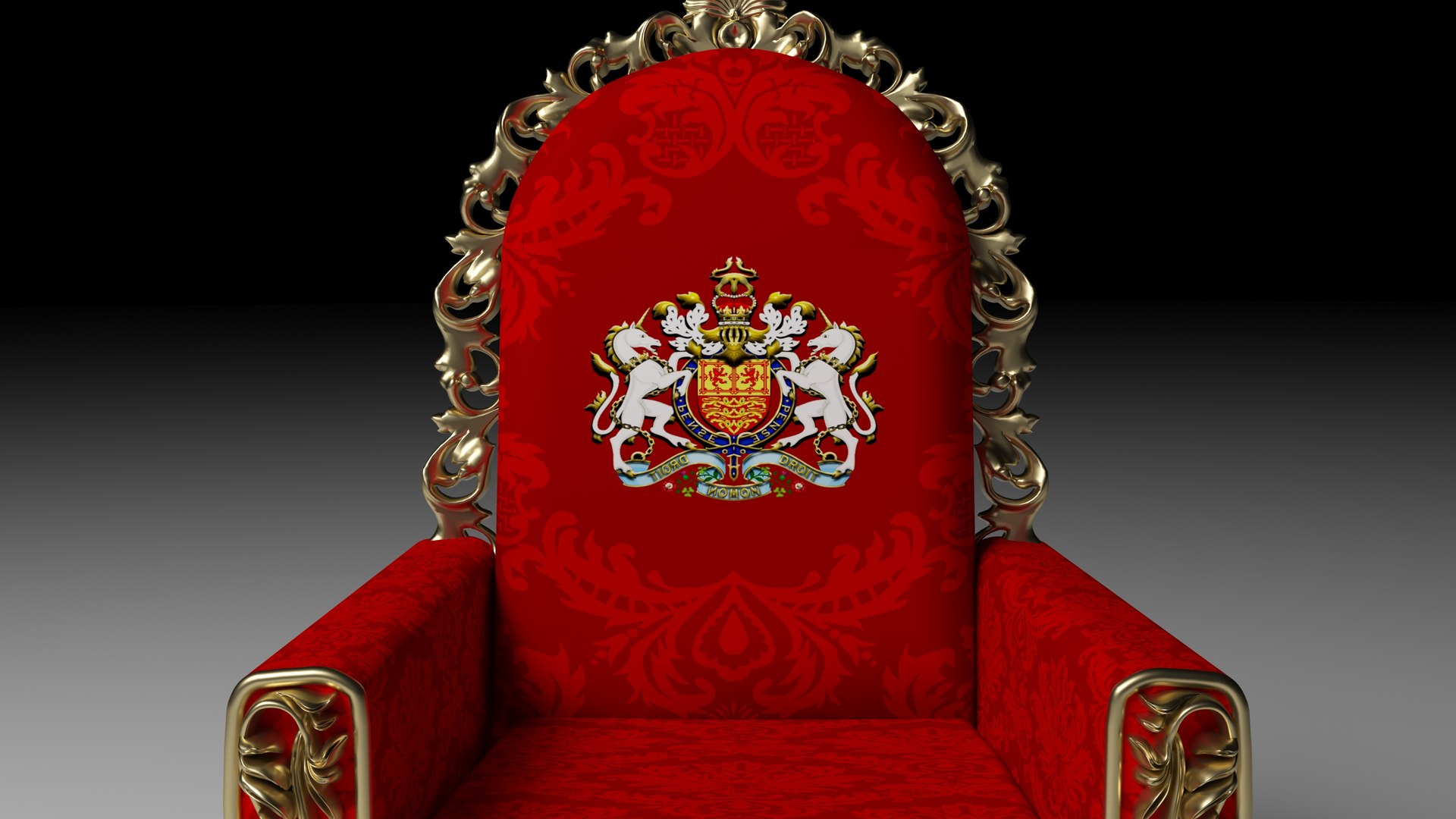 3D King Throne 7 - TurboSquid 1701934