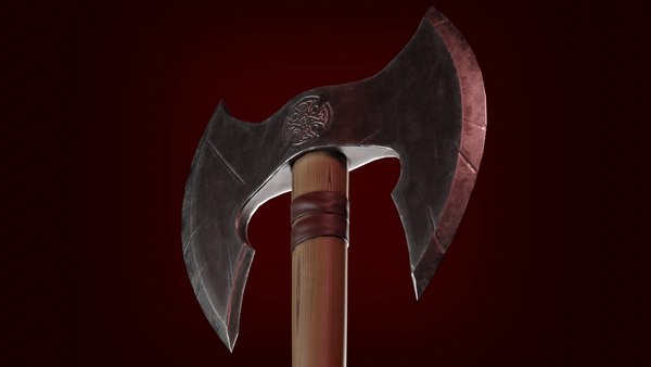 3D Double Ax - TurboSquid 1865852