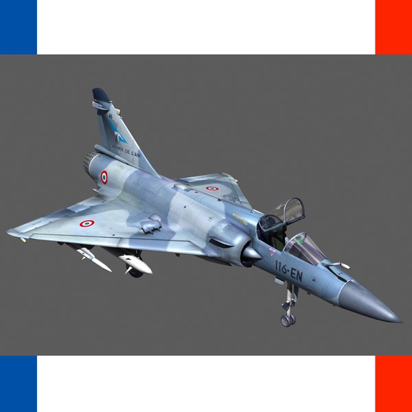 3D model Mirage 2000 France - TurboSquid 1849414