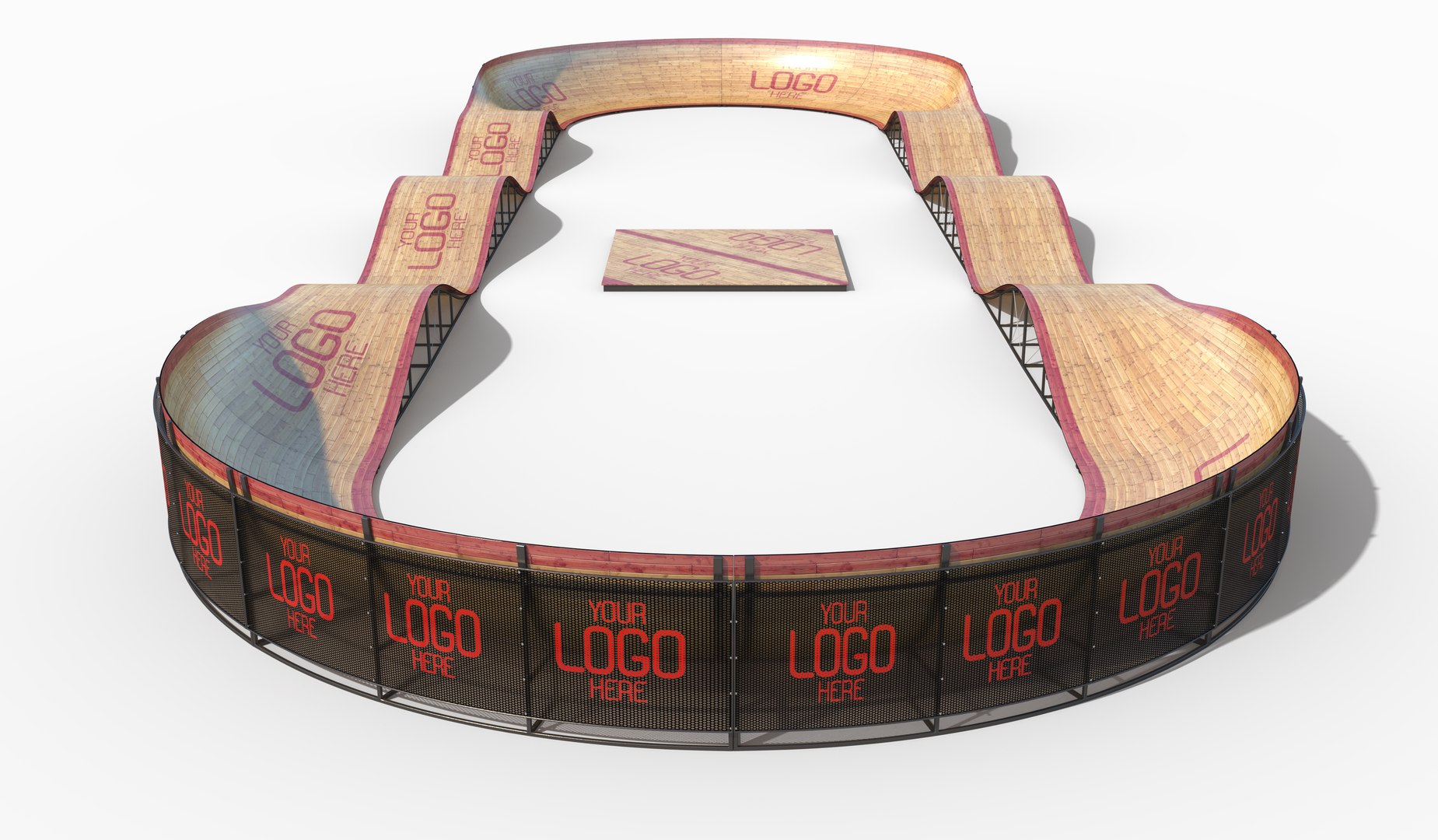 Cycling Track 3D Model - TurboSquid 1278978