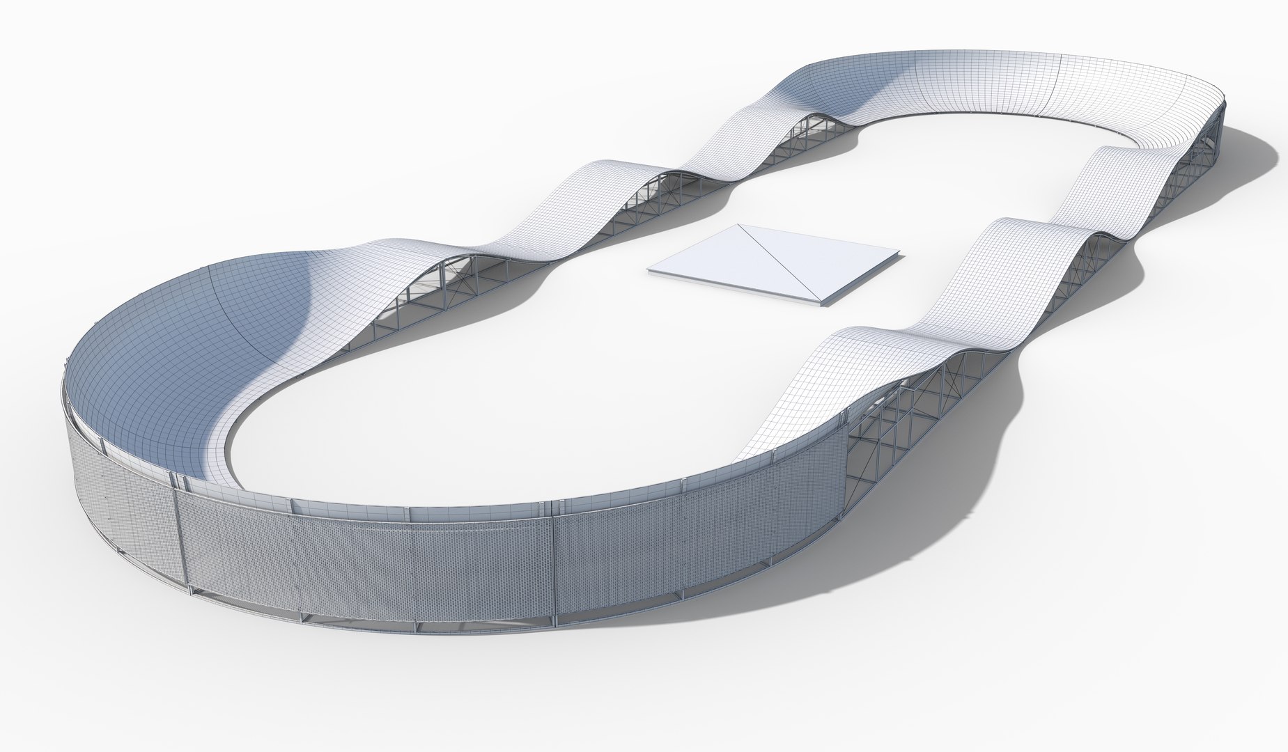 Cycling Track 3D Model - TurboSquid 1278978