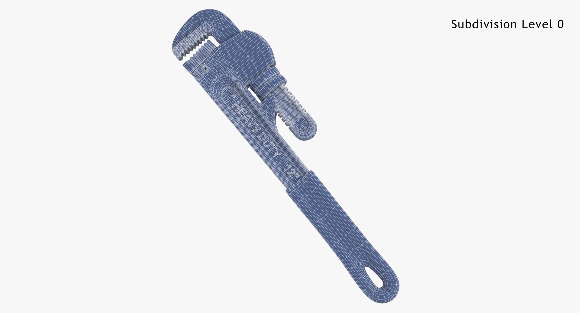 3D Pipe Wrench 03 Clean and Dirty model - TurboSquid 2105496