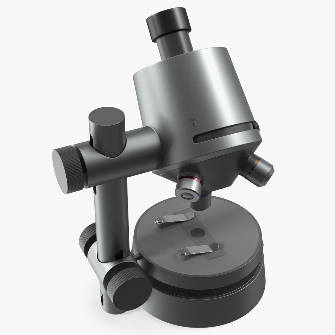 3D Transmitted Light Microscope Gray model - TurboSquid 2070508
