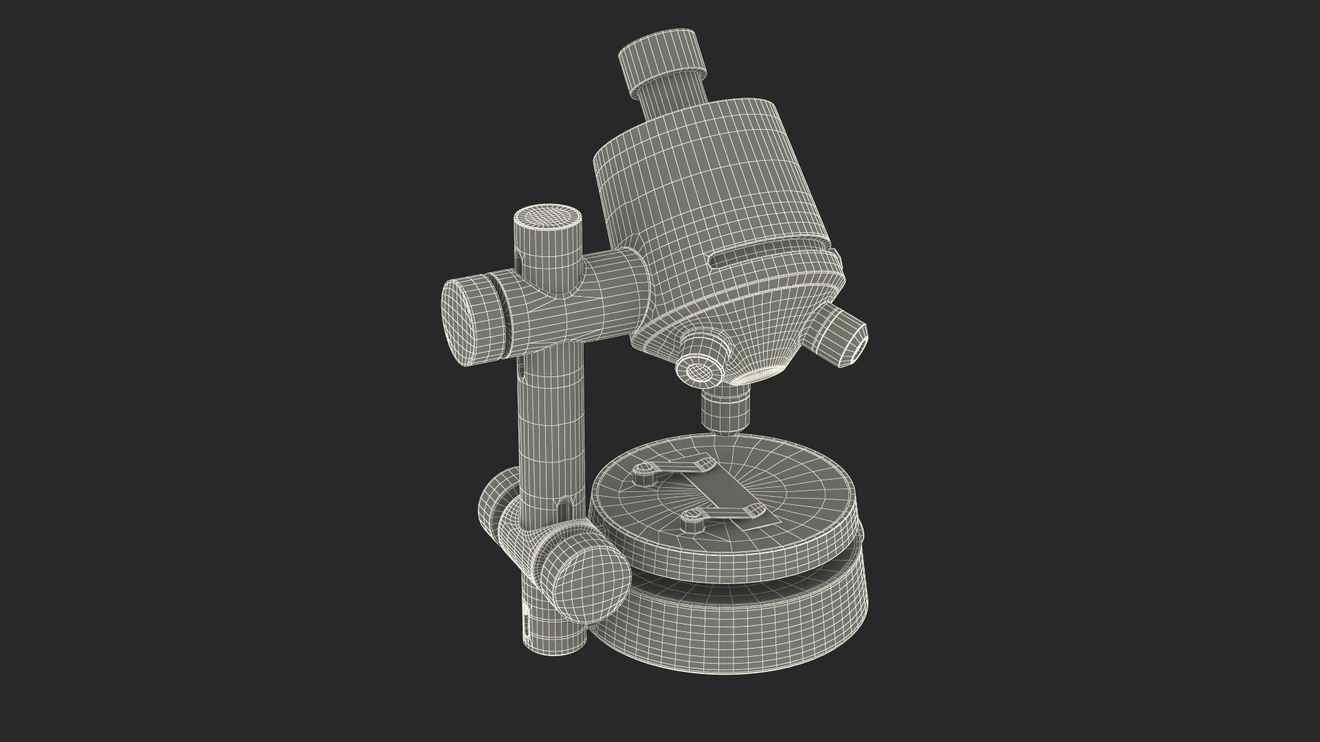 3D Transmitted Light Microscope Gray model - TurboSquid 2070508