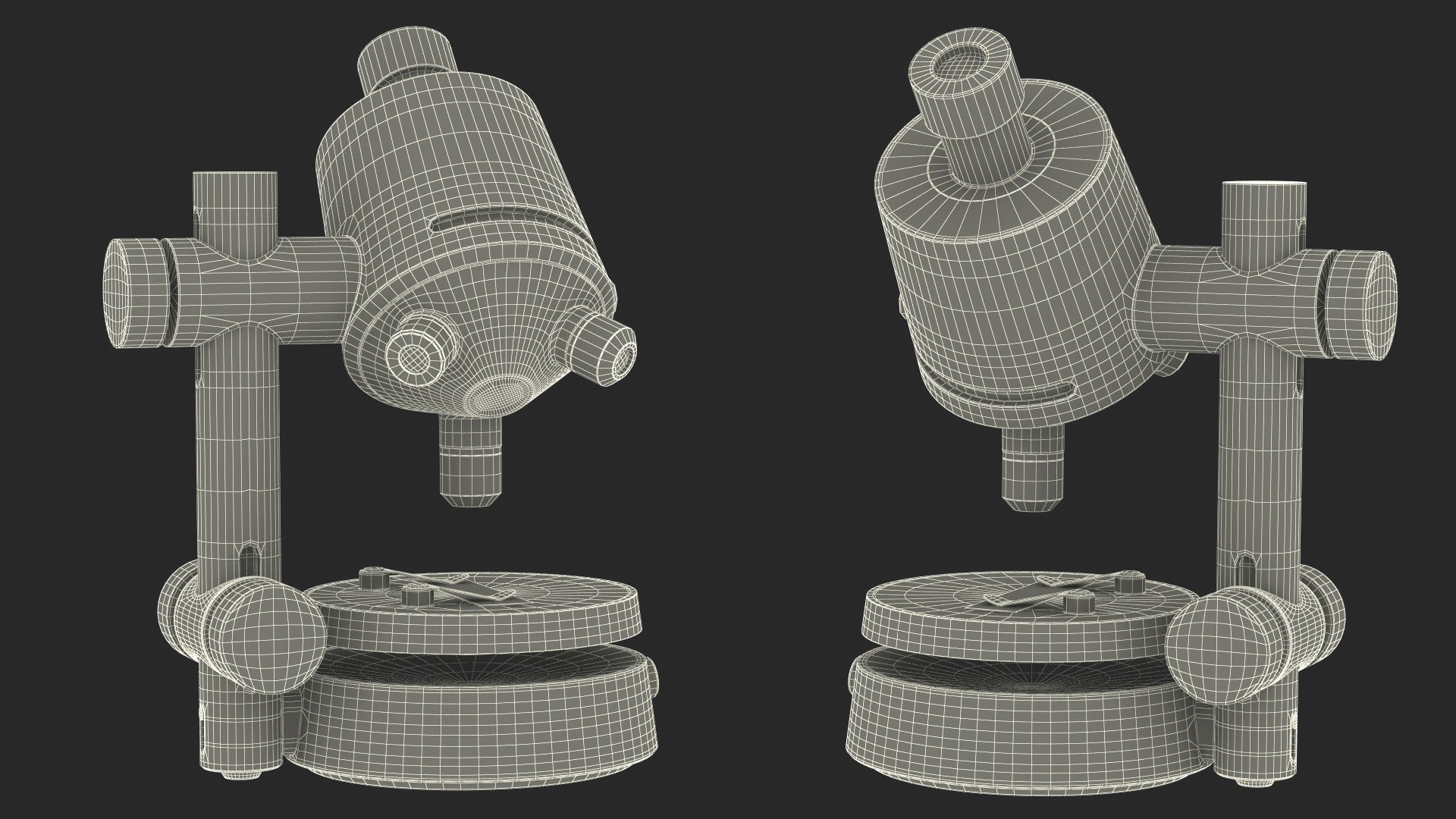 3D Transmitted Light Microscope Gray model - TurboSquid 2070508