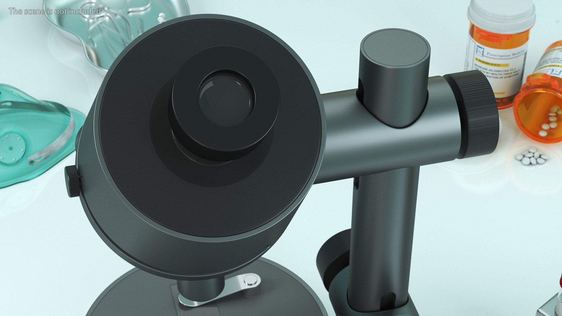 3D Transmitted Light Microscope Gray model - TurboSquid 2070508