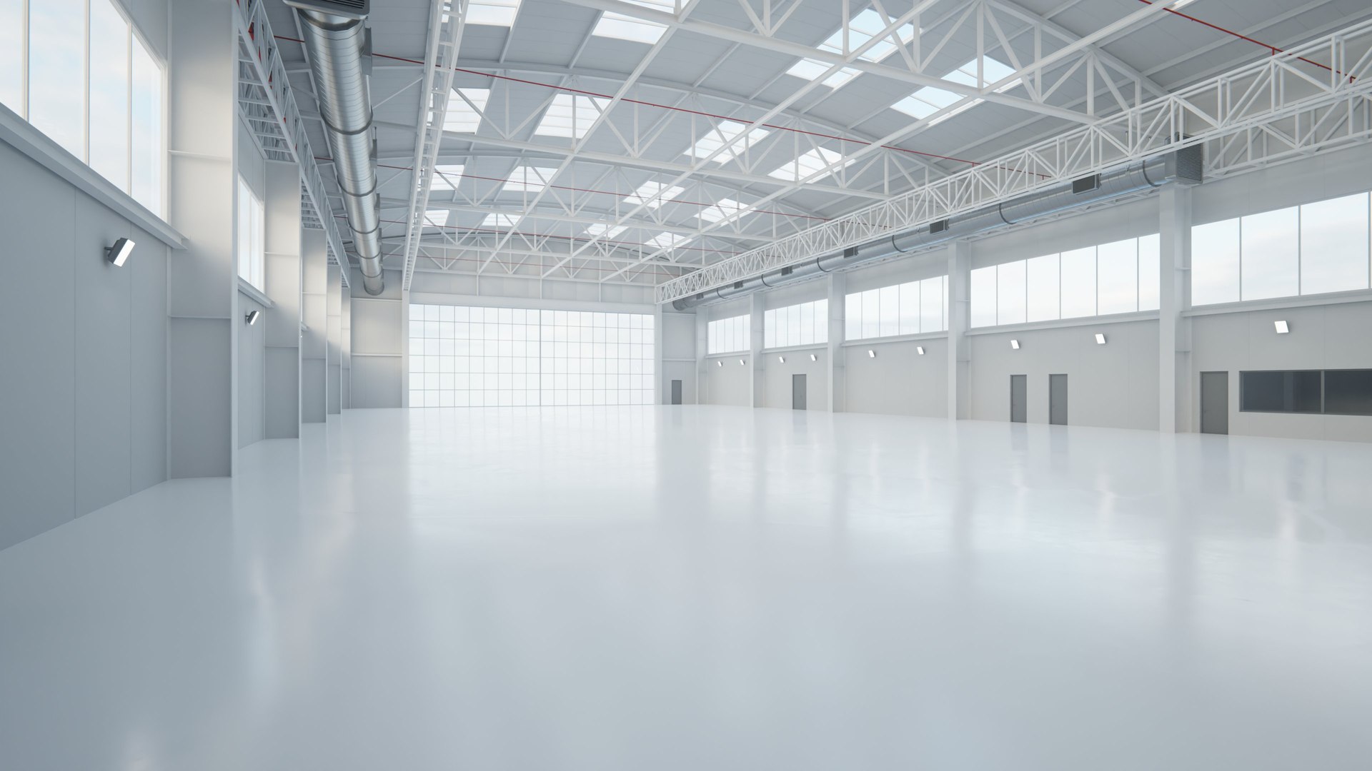 3D Airplane Hangar Interior 16 - TurboSquid 2140503