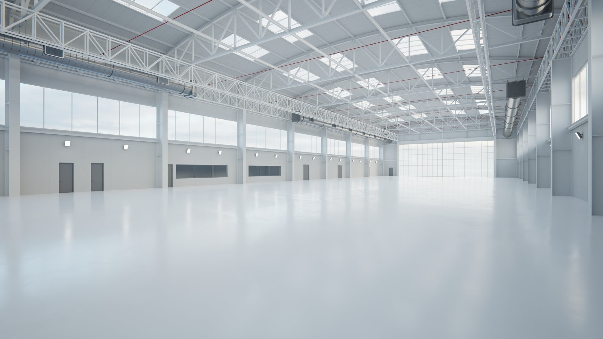 3D Airplane Hangar Interior 16 - TurboSquid 2140503