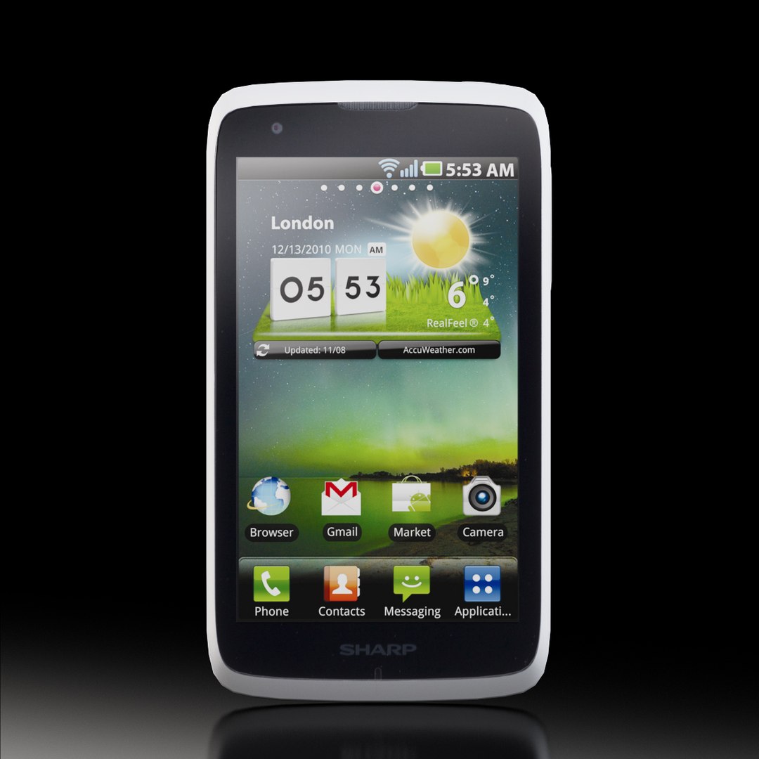 Low-poly Sharp Sh530u Dual Max