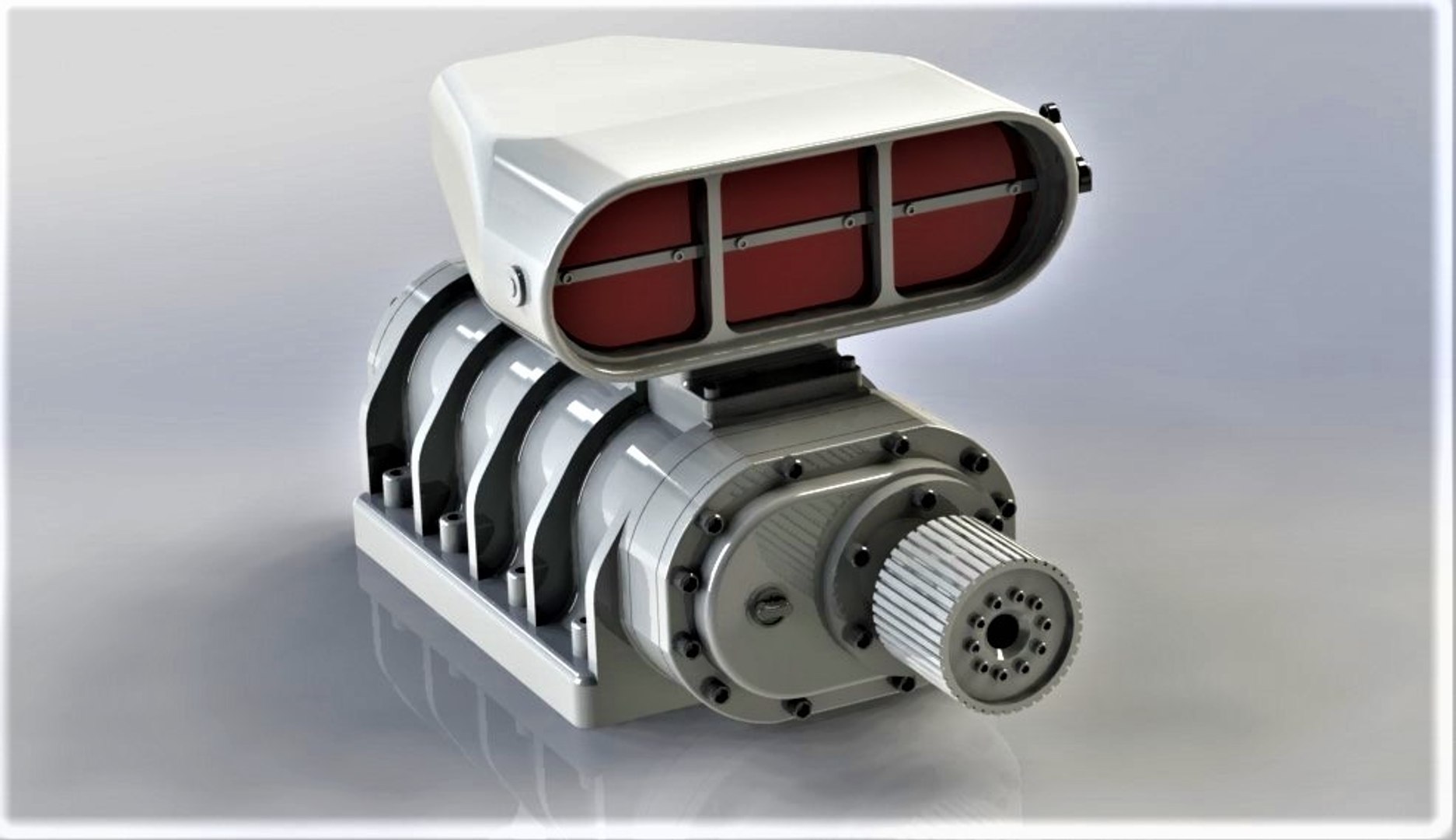 Supercharger 3D Model - TurboSquid 1651304