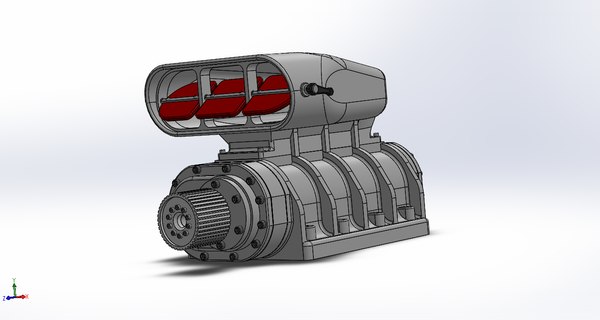Supercharger 3D model - TurboSquid 1651304
