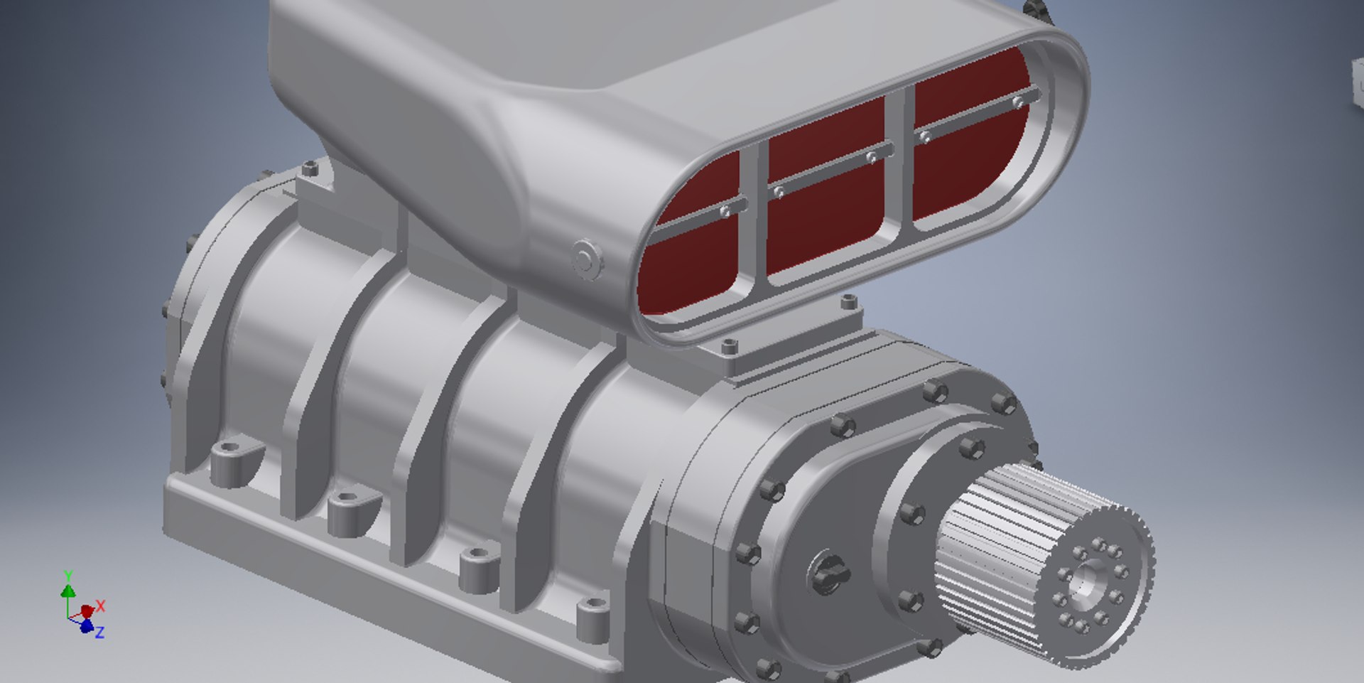 Supercharger 3D Model - TurboSquid 1651304