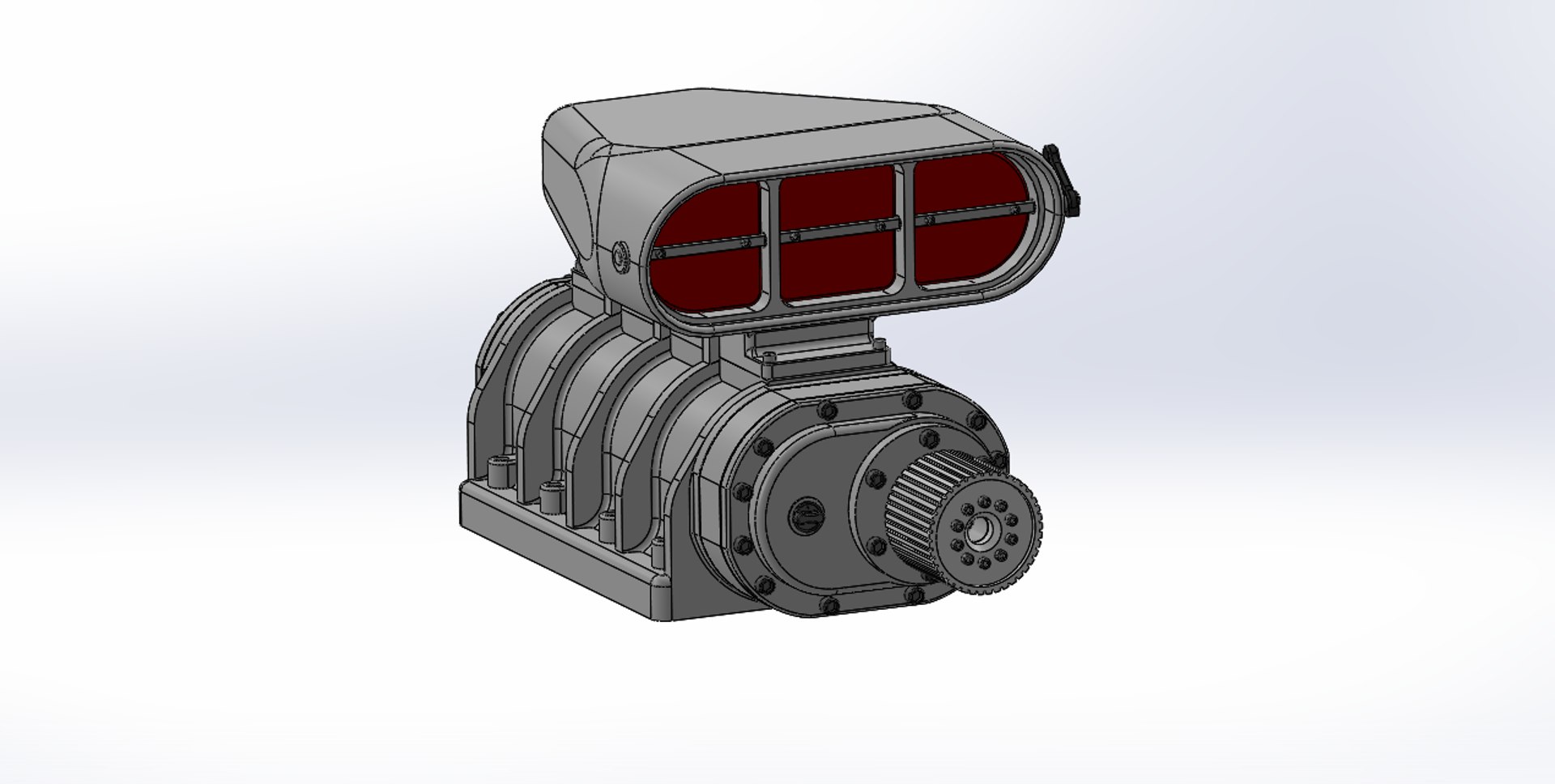 Supercharger 3D Model - TurboSquid 1651304