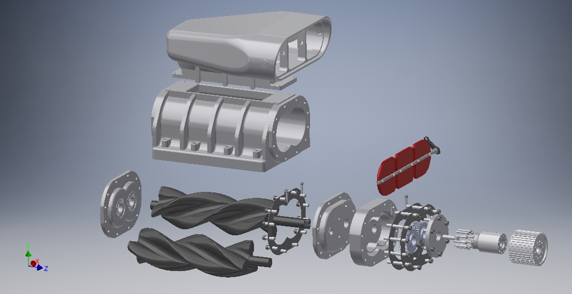 Supercharger 3D model - TurboSquid 1651304