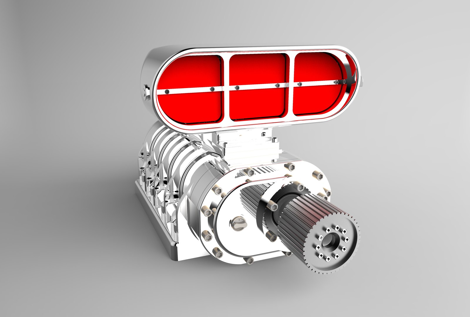 Supercharger 3D model - TurboSquid 1651304