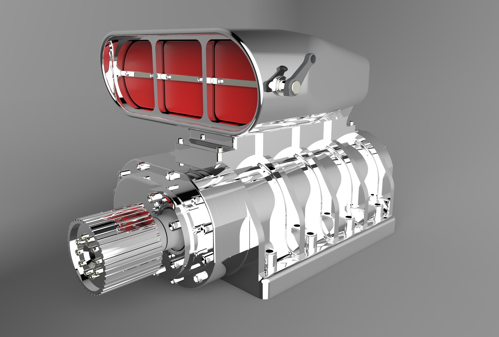 Supercharger 3D Model - TurboSquid 1651304