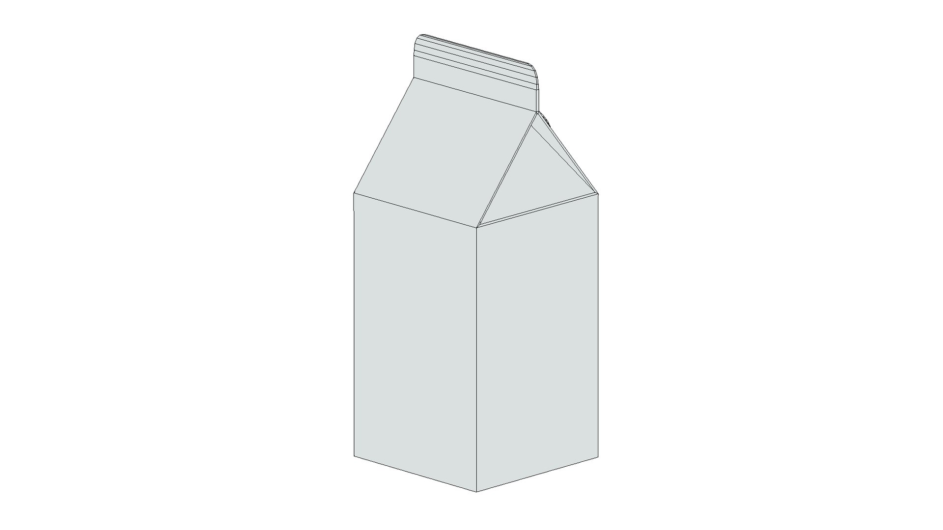 3D Supermarket Milk Carton 02 Low Poly PBR Realistic - TurboSquid 1939673