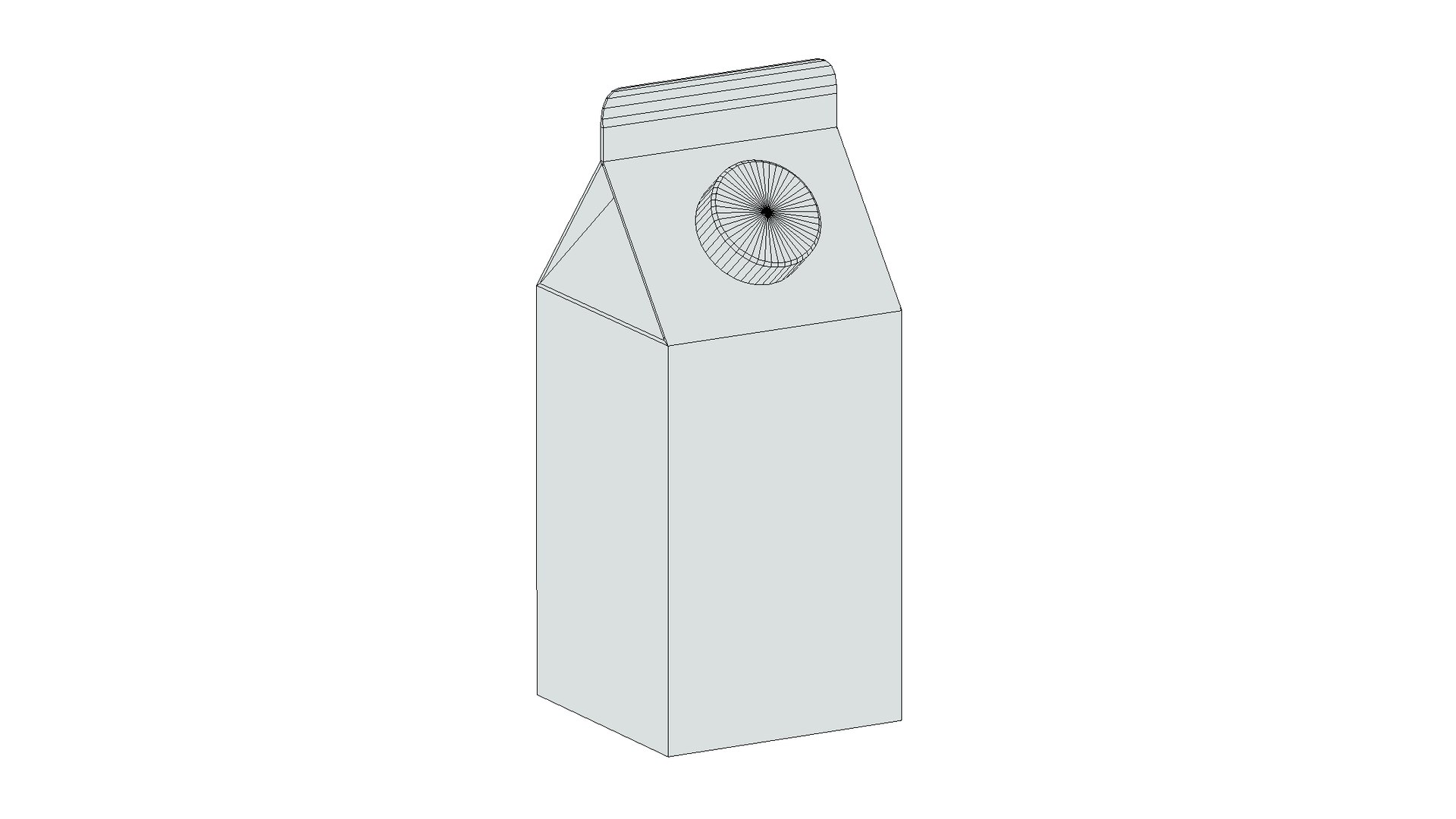 3D Supermarket Milk Carton 02 Low Poly PBR Realistic - TurboSquid 1939673