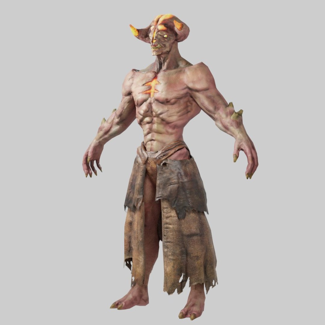 3D Volcano Demon - TurboSquid 1272084