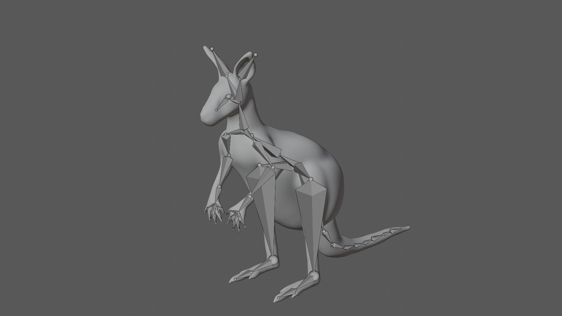 Fully Rigged Low Poly Kangaroo Model - TurboSquid 1759845