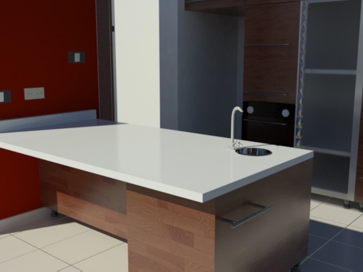 Modern Kitchen 3ds