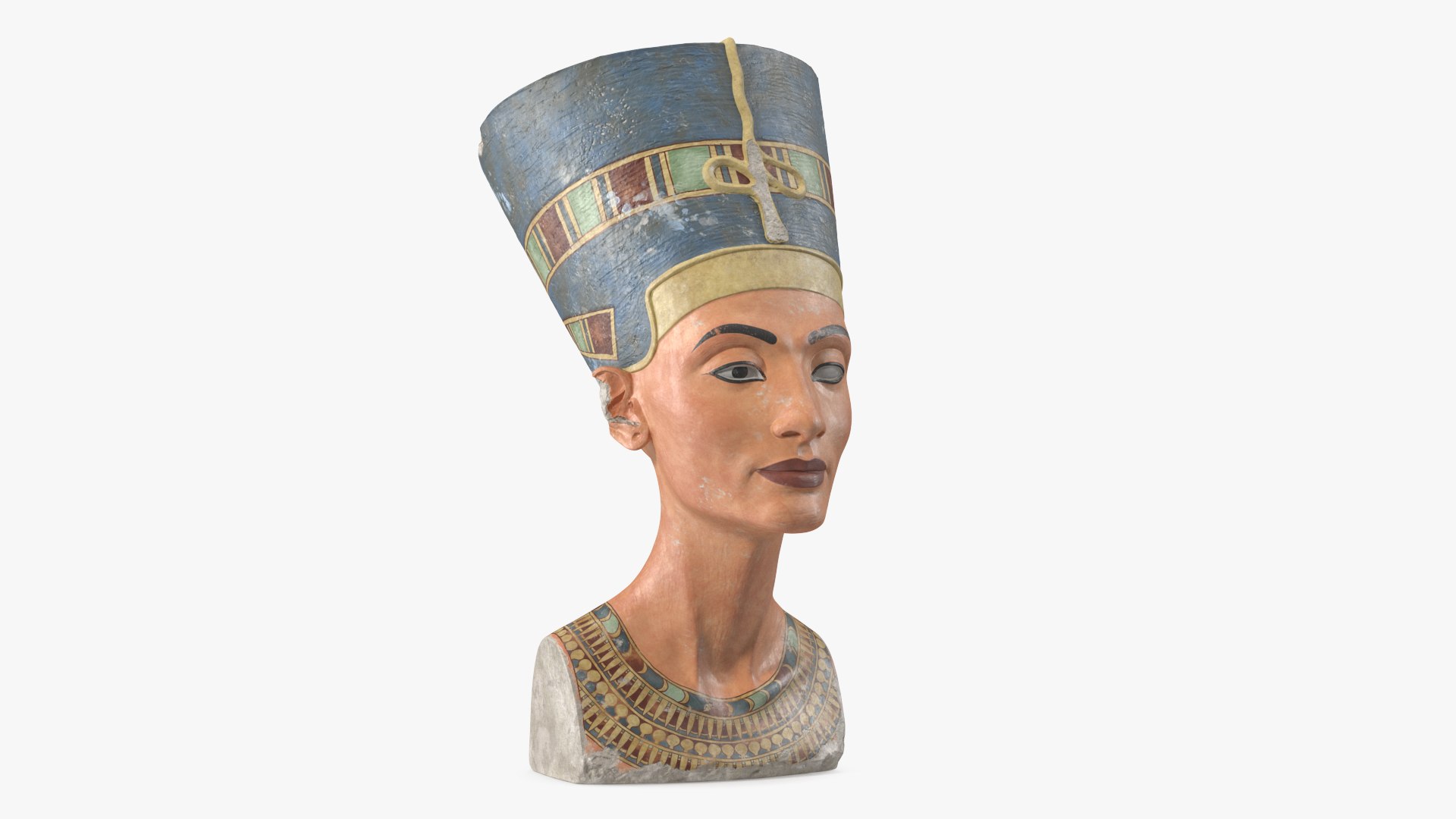 Bust of Queen Nefertiti 3D model - TurboSquid 1827187