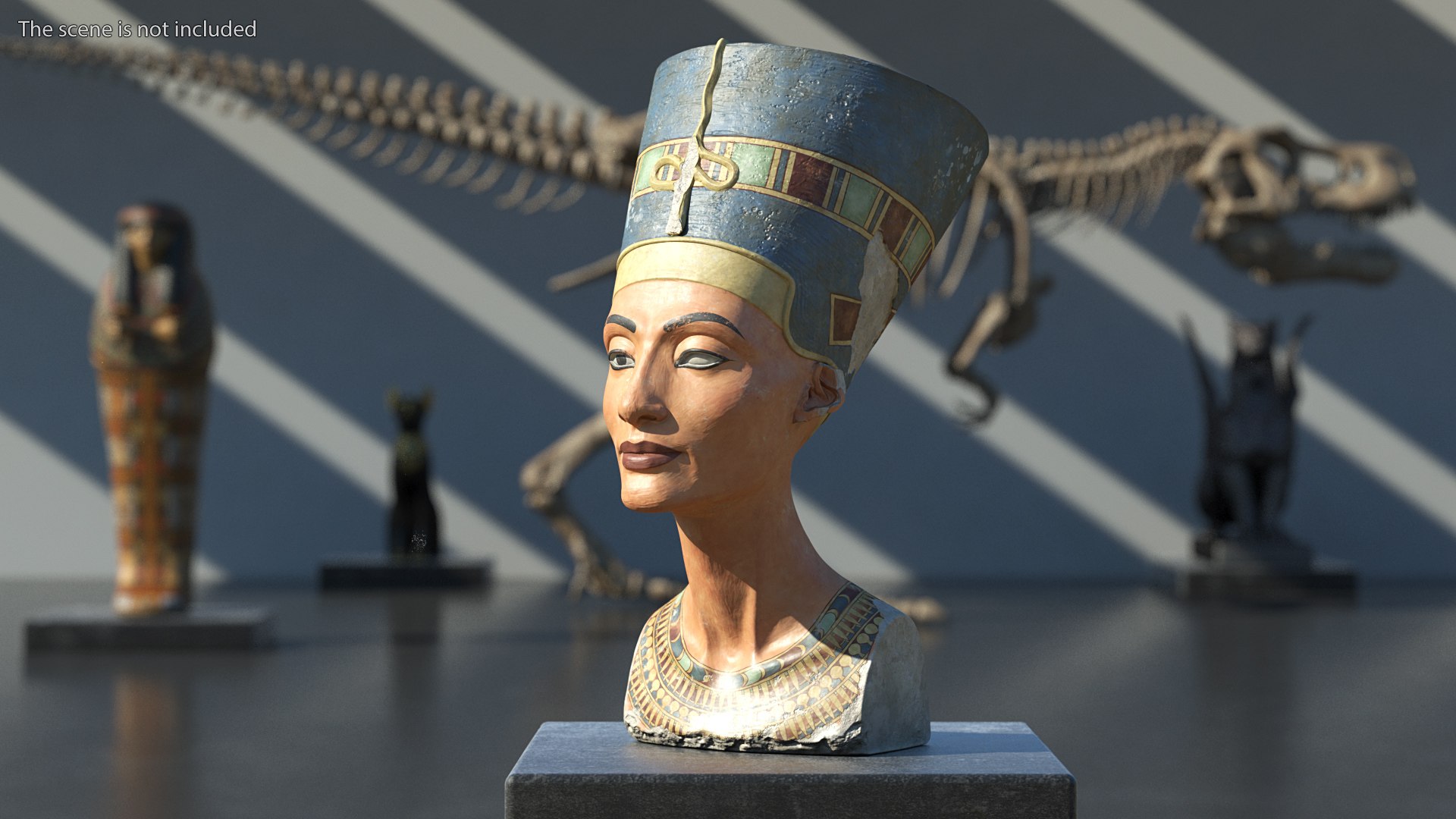 Bust of Queen Nefertiti 3D model - TurboSquid 1827187