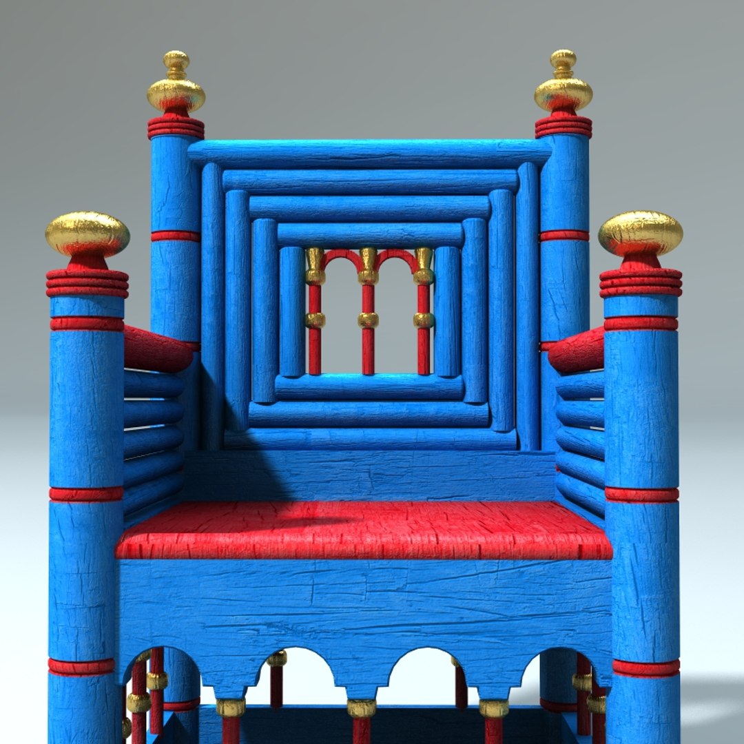 3d Medieval Norman Chair