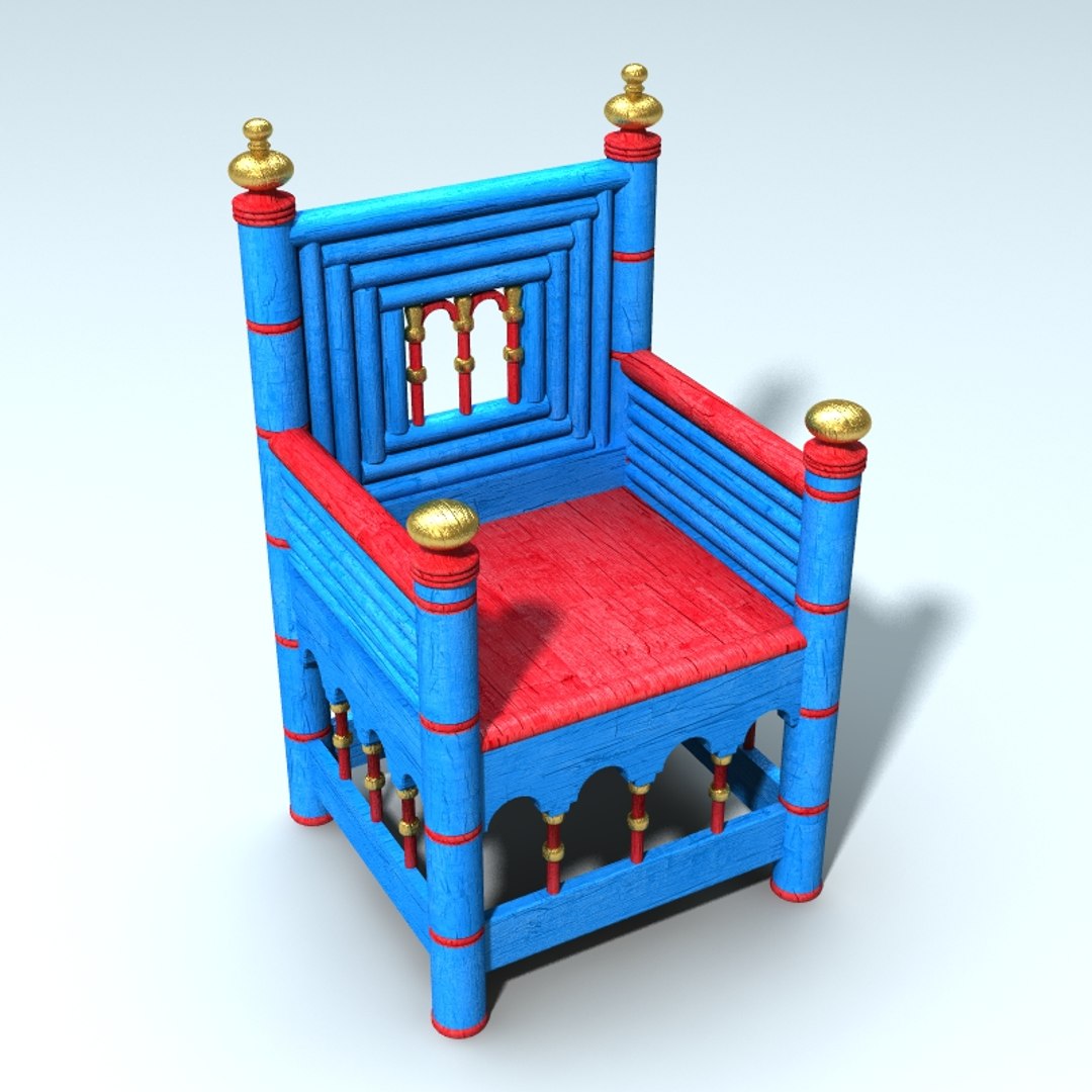 3d Medieval Norman Chair