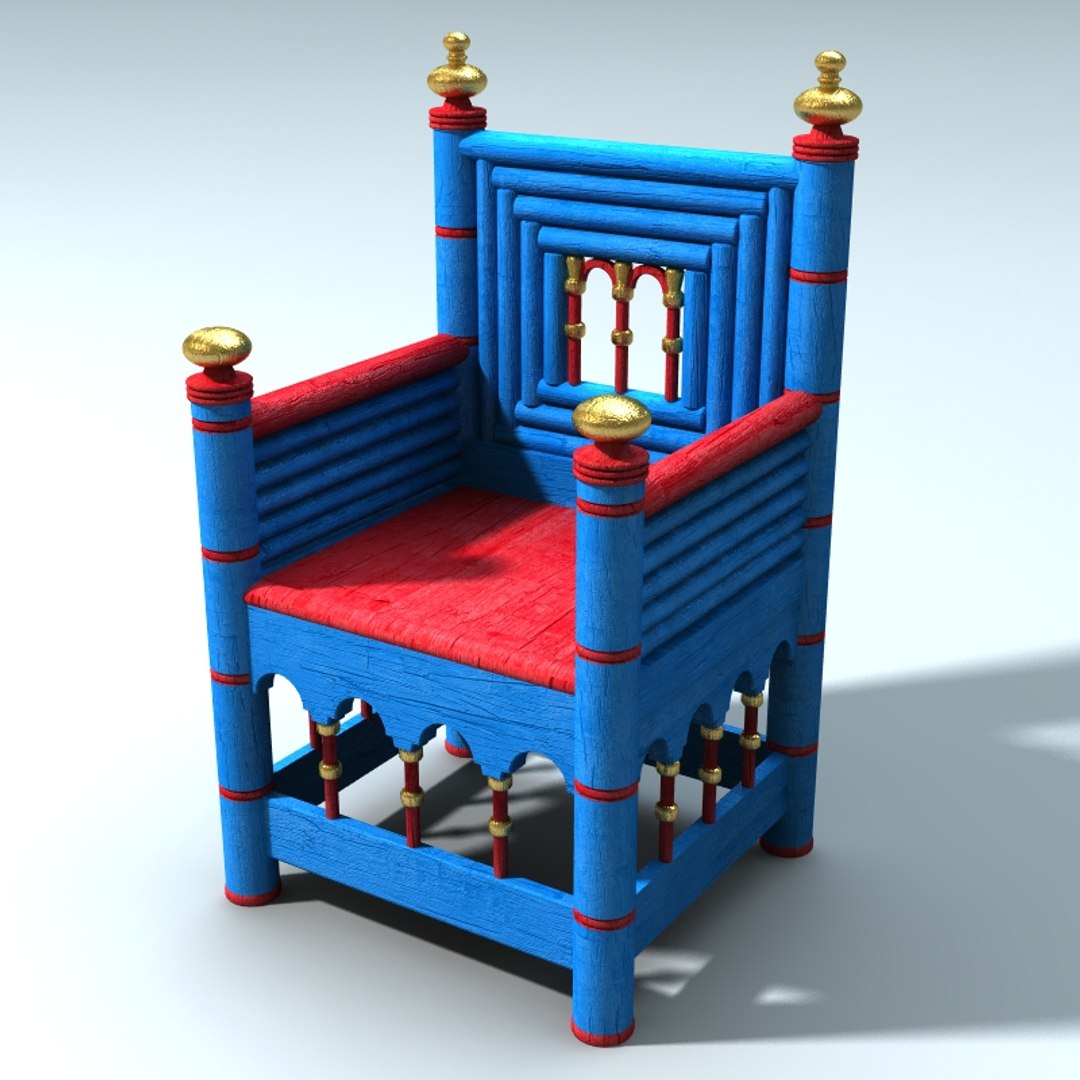 3d Medieval Norman Chair