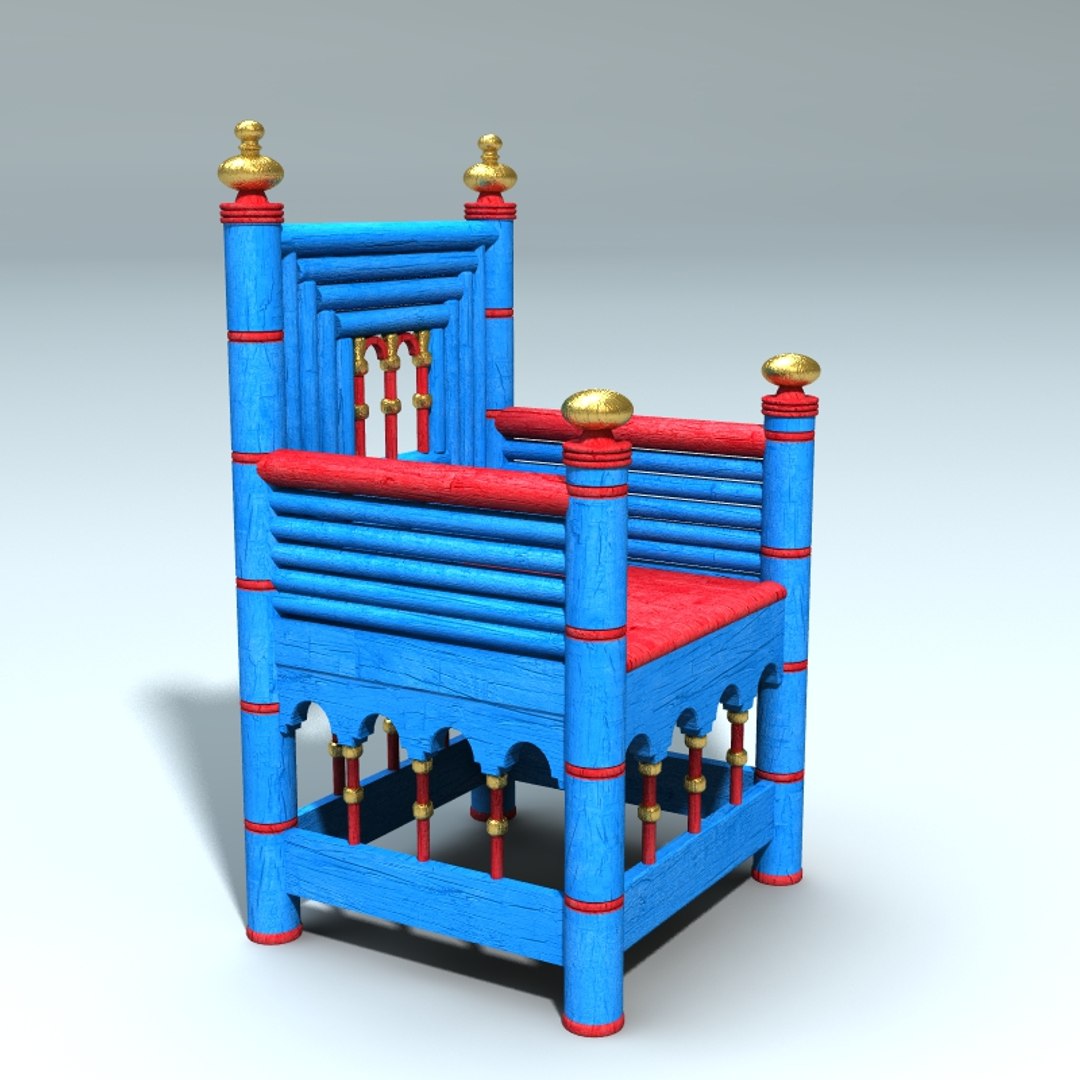 3d Medieval Norman Chair
