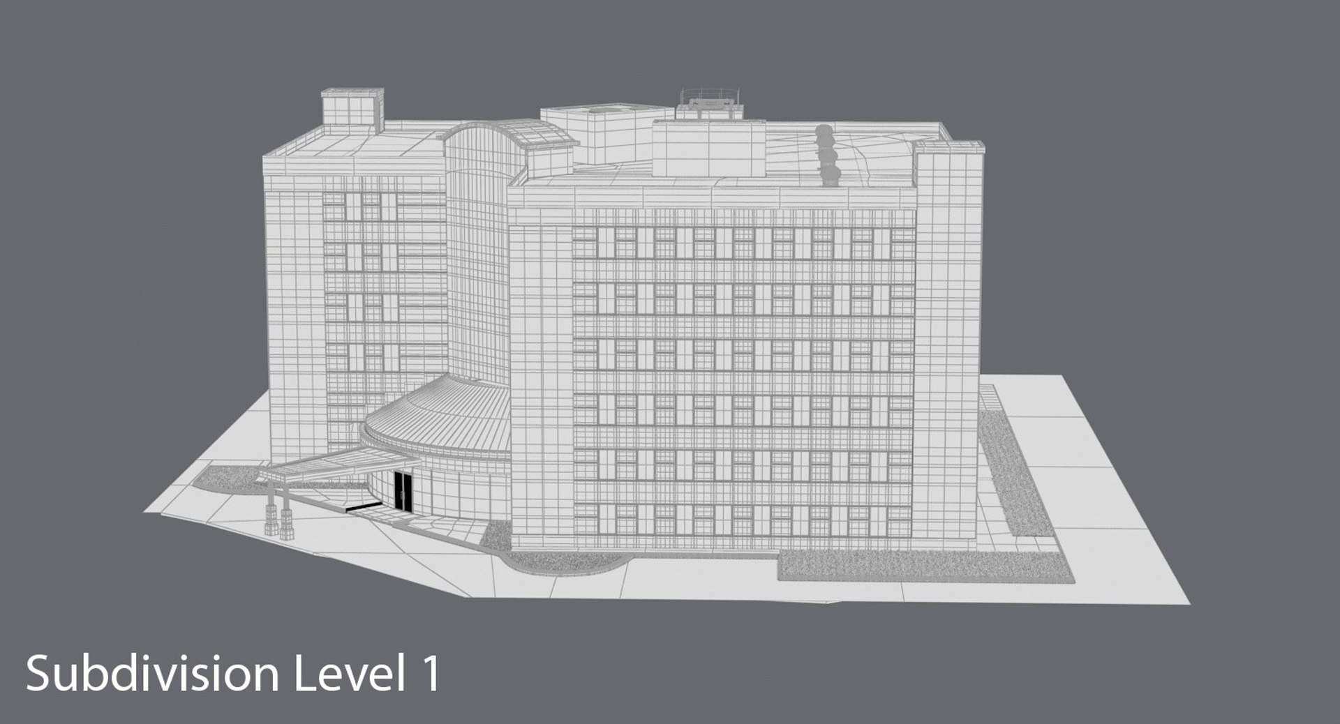 Hospital 3d Model