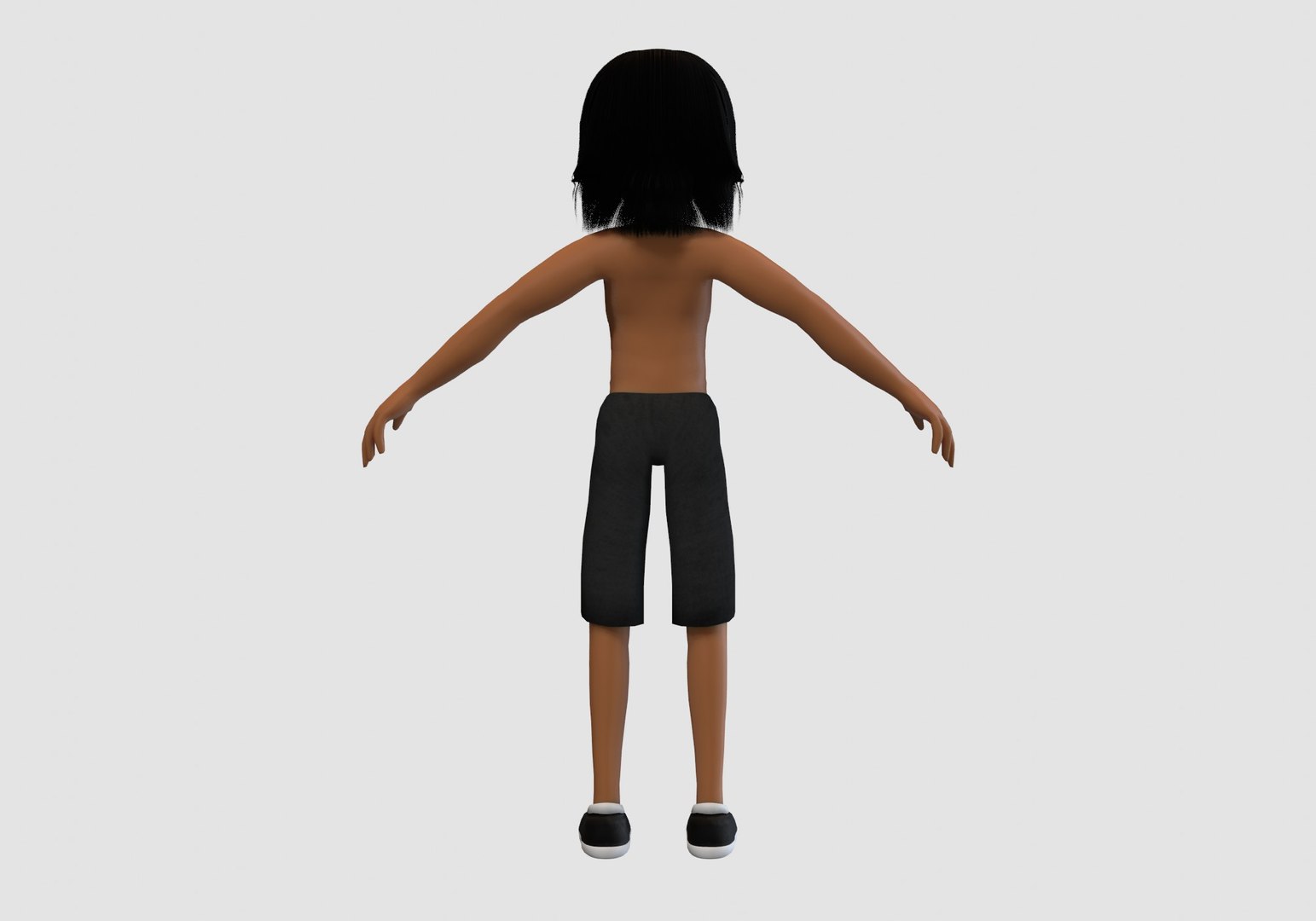 3D Beach Cartoon Boy - TurboSquid 1917564