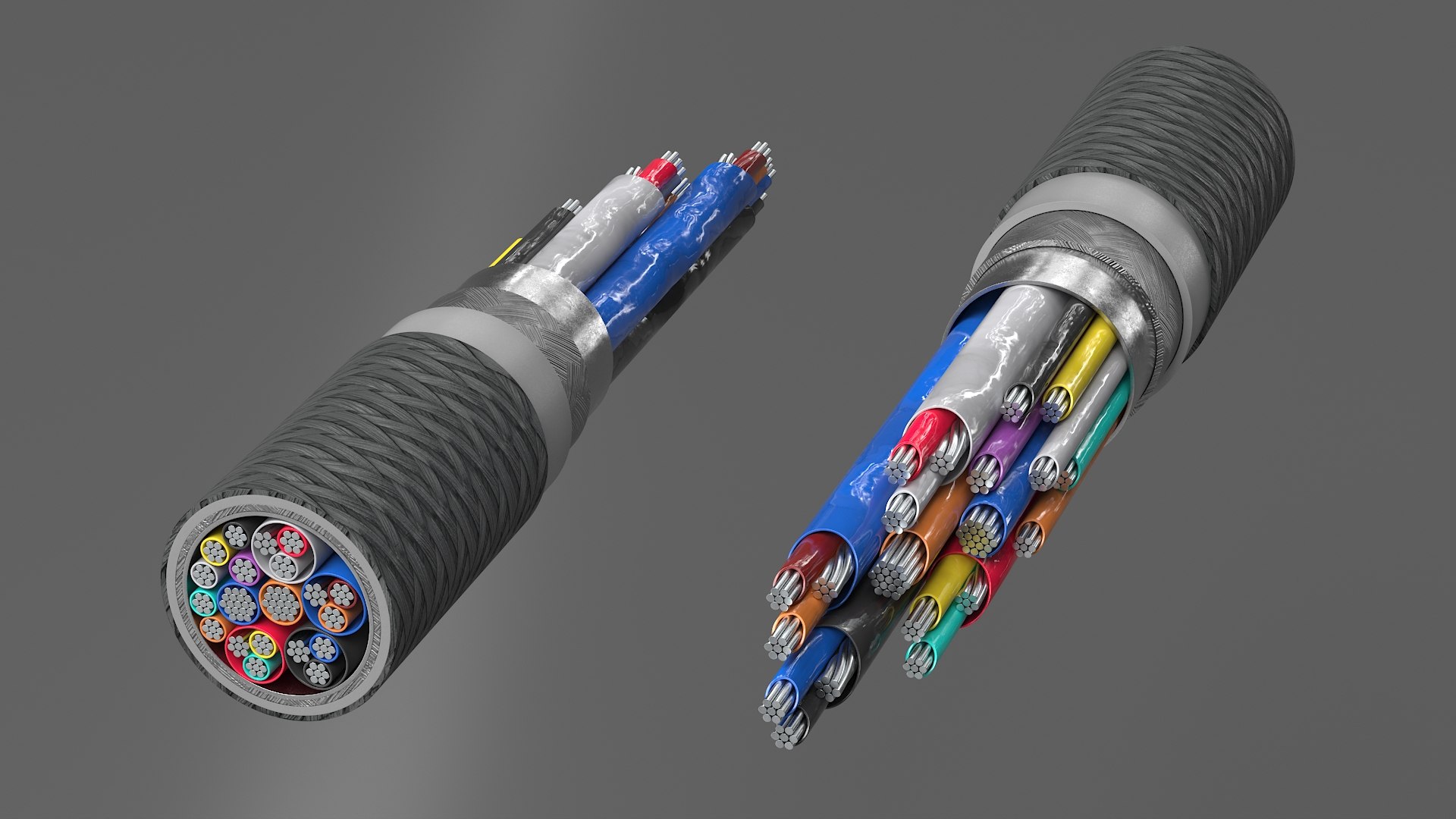 3D USB Type C Cable Cross Section Model - TurboSquid 2499862