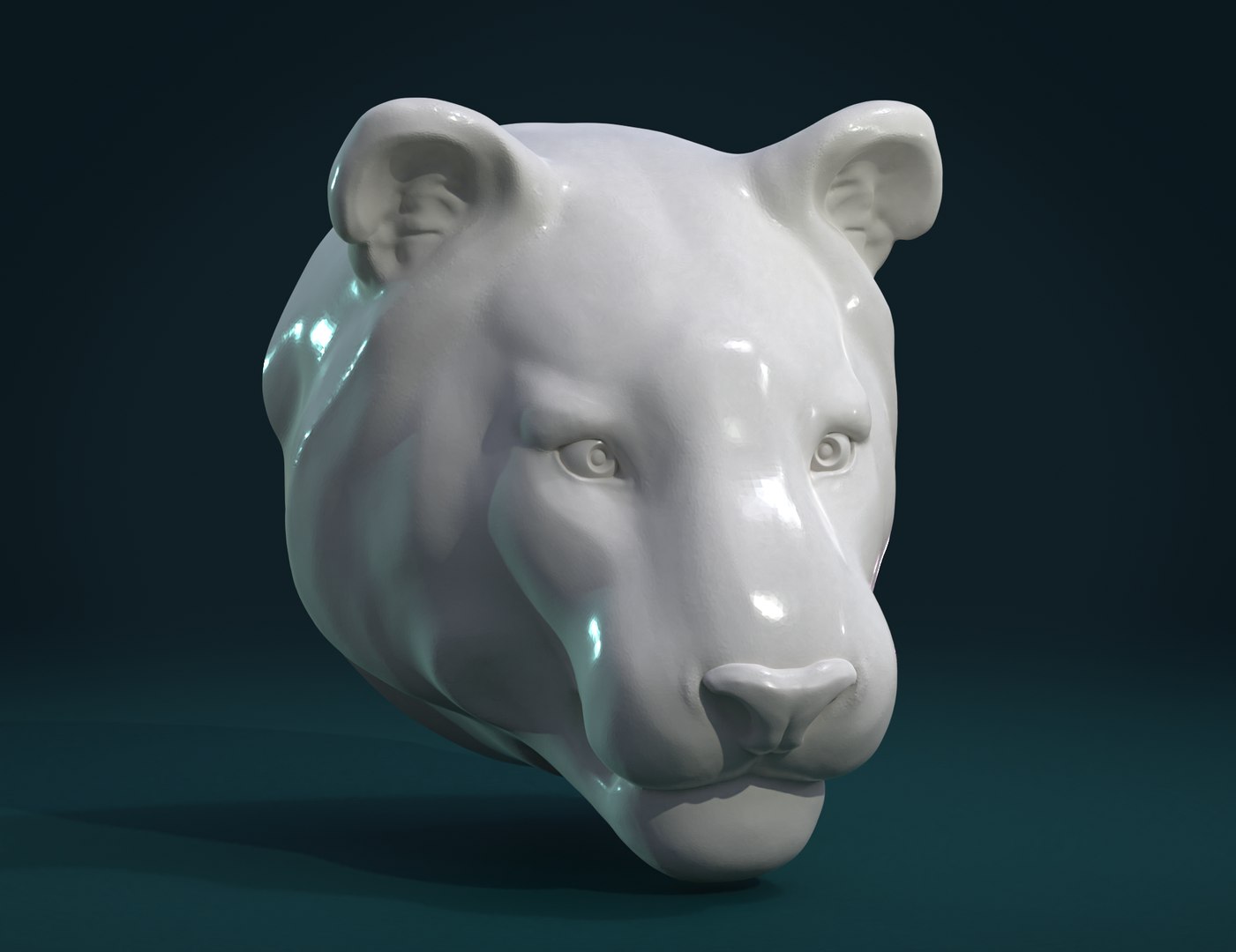 Tiger Head 3D Model - TurboSquid 1444687