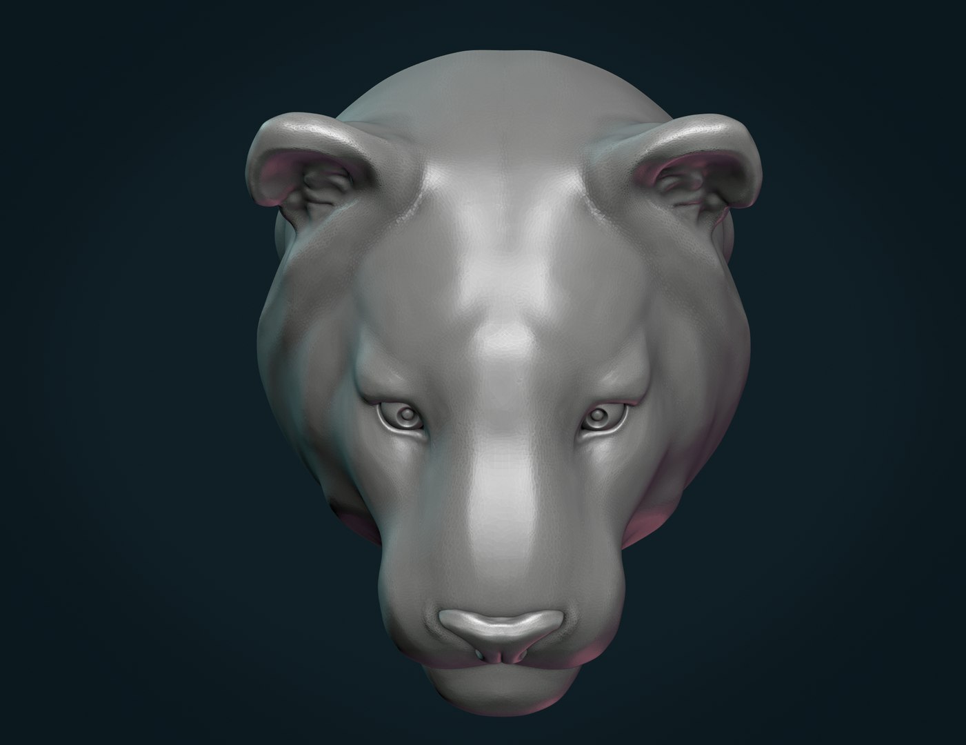 Tiger Head 3D Model - TurboSquid 1444687