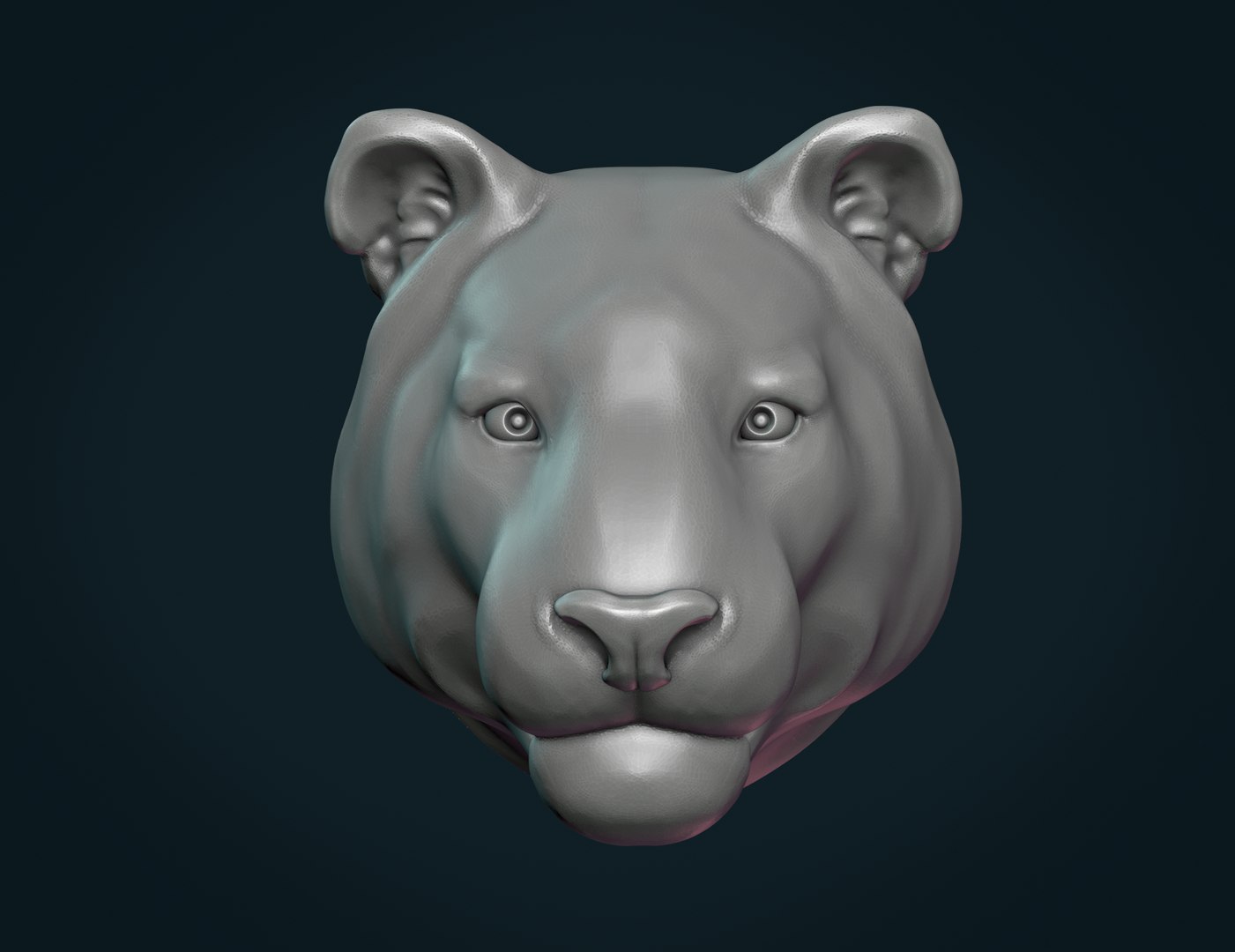 Tiger Head 3D Model - TurboSquid 1444687